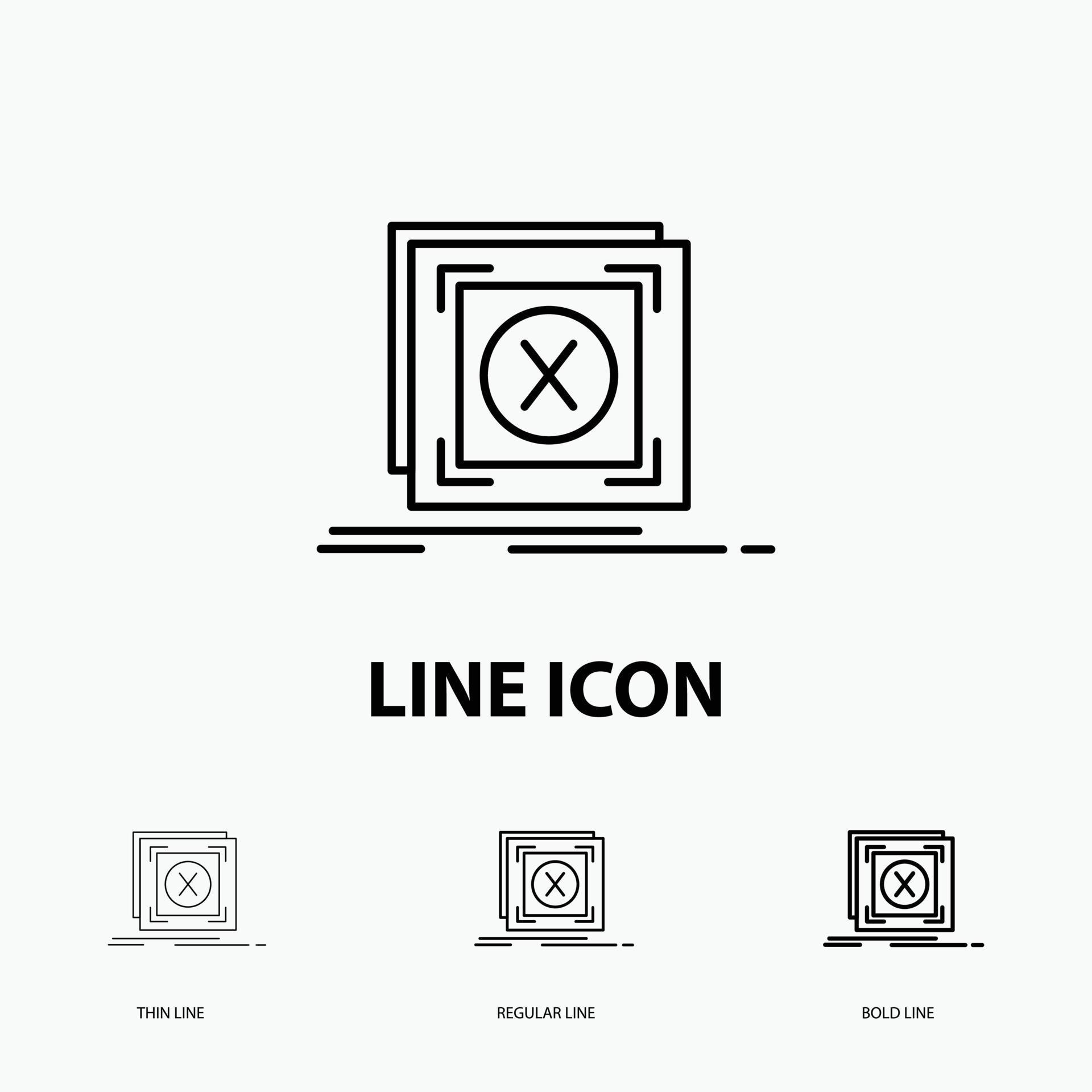 Error Application Message Problem Server Icon In Thin Regular And