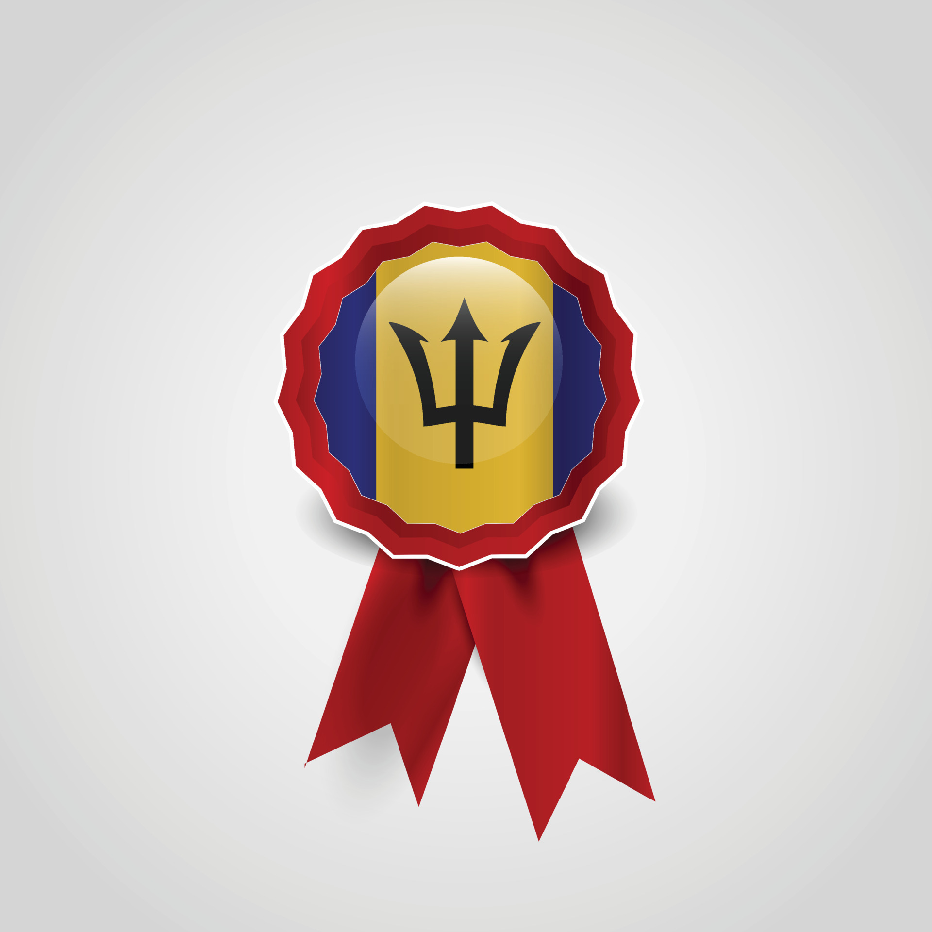 Barbados Flag Ribbon Banner Badge 12924905 Vector Art At Vecteezy 1463
