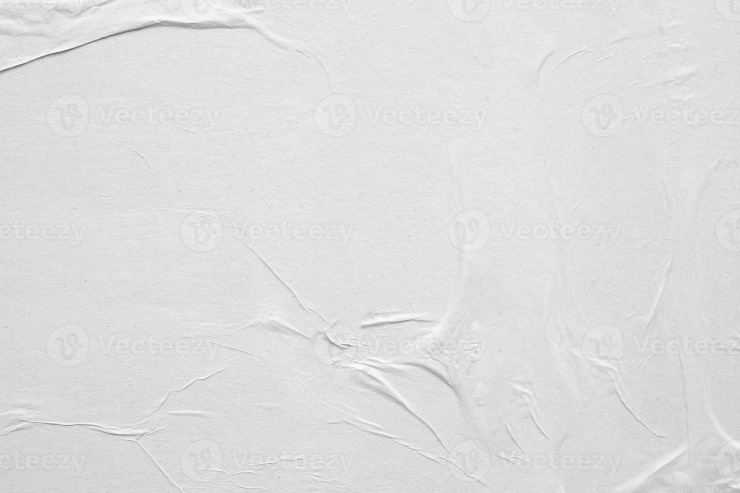 Blank white crumpled and creased paper poster texture background ...