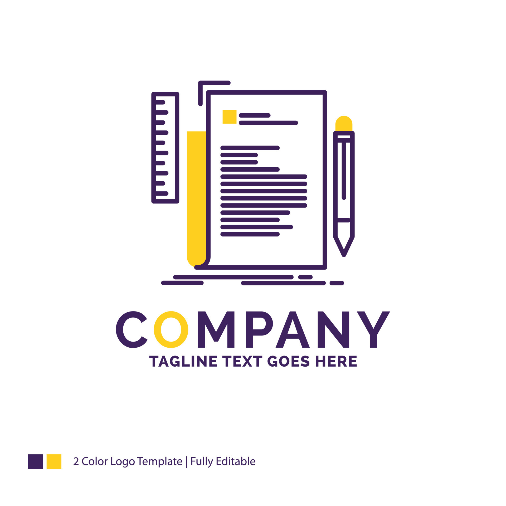 Company Name Logo Design For Code Coding File Programming Script Purple And Yellow Brand