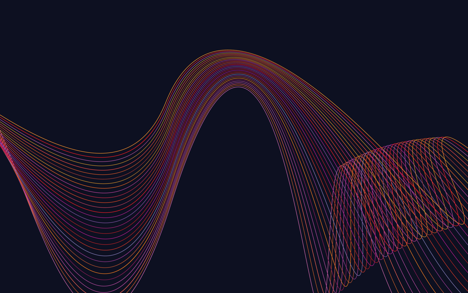 Wave With Shadow Abstract Red Lines On A Background 12929084 Vector Art At Vecteezy