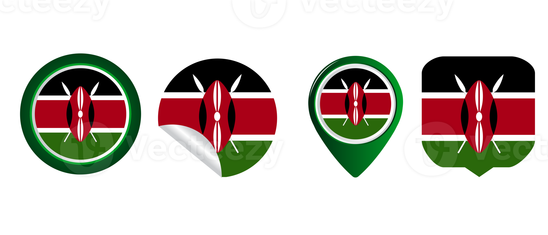 Kenya Flag Flat Icon Symbol Illustration 12932621 PNG kenya-flag-flat-icon-symbol-illustration-12932621-png