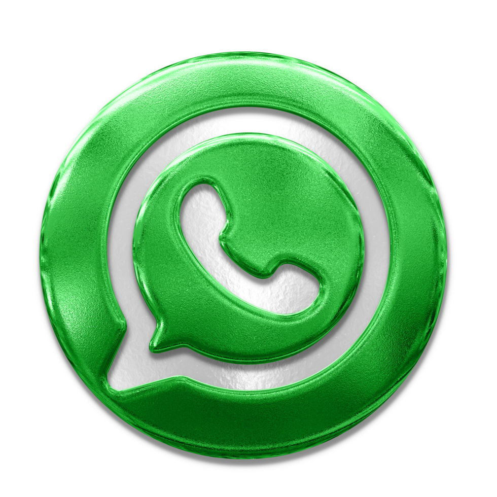logotipo metalizado de whatsapp 12933431 PNG logotipo metalizado de whatsapp 12933431 PNG
