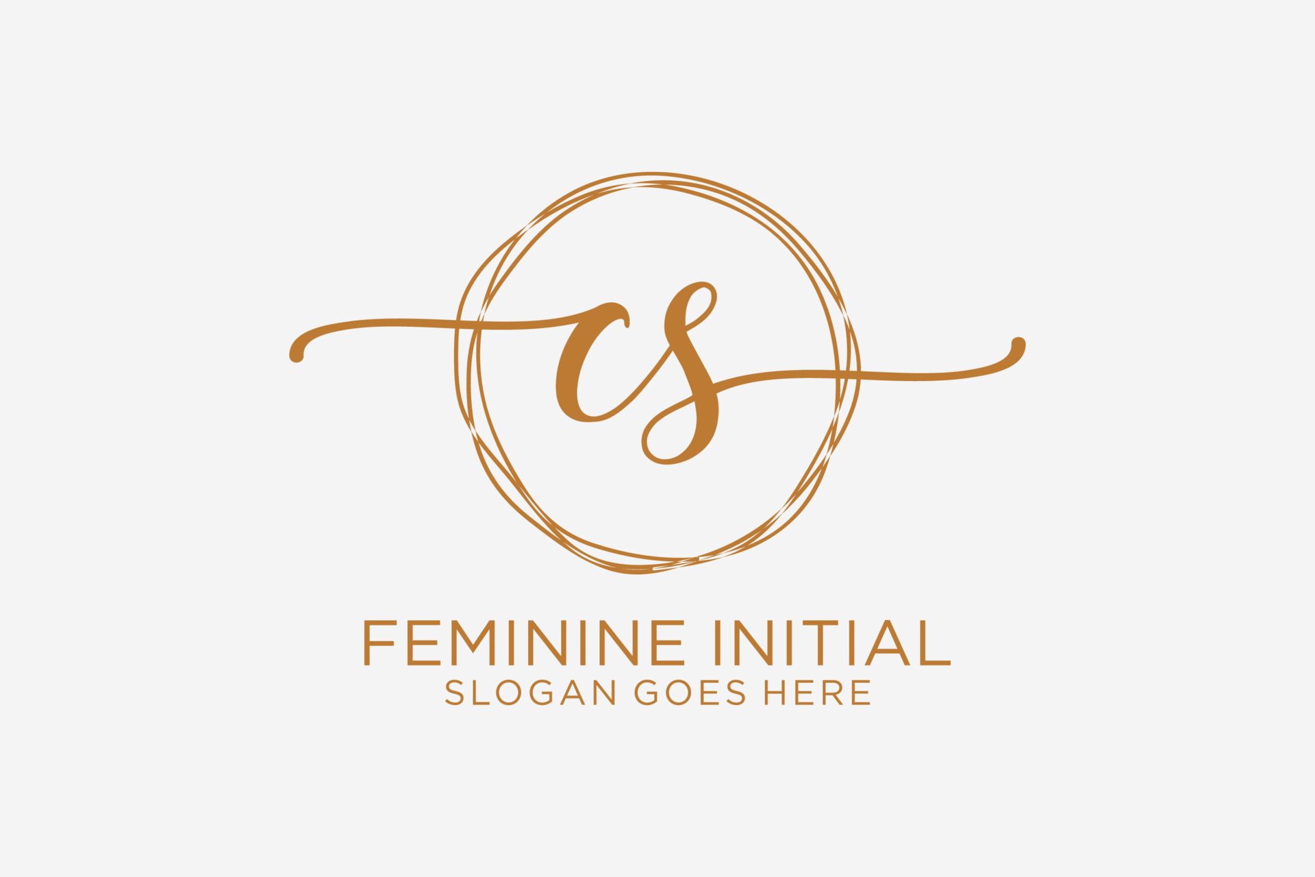 Initial Cs Beauty Monogram And Elegant Logo Design Handwriting Logo Of Initial Signature
