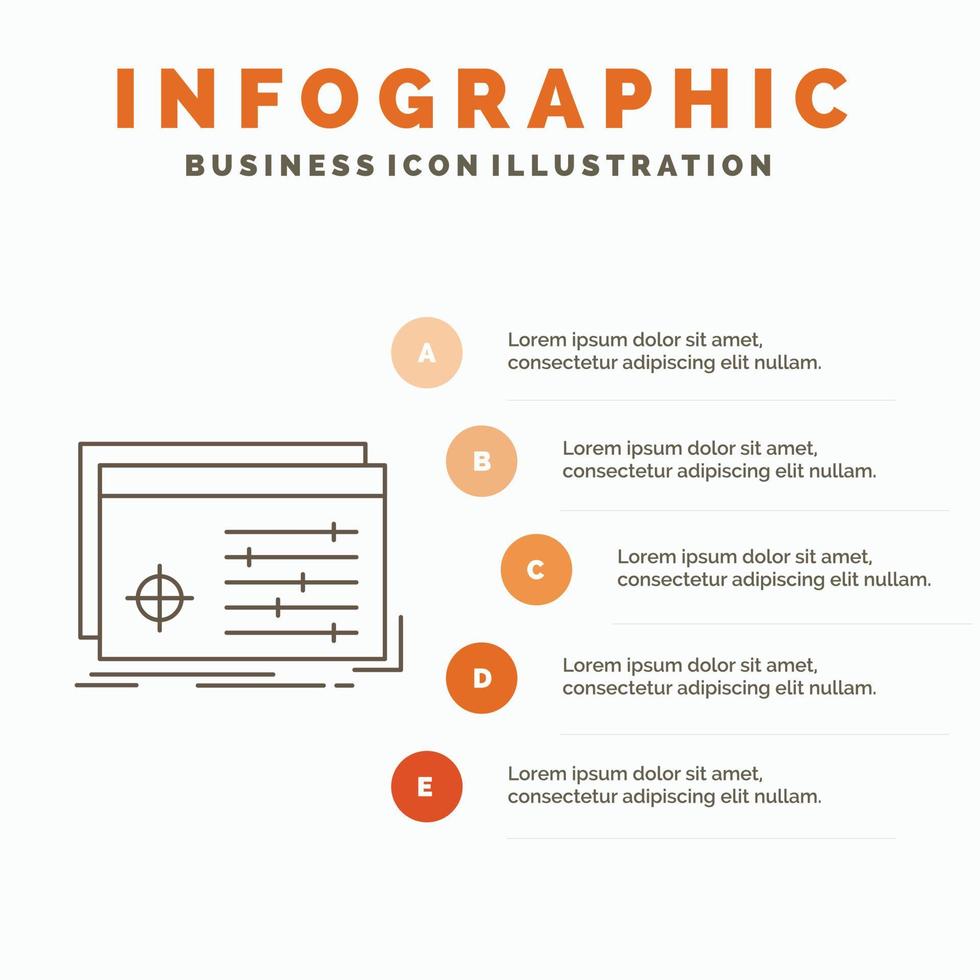 File Object Processing Settings Software Infographics Template For Website And Presentation