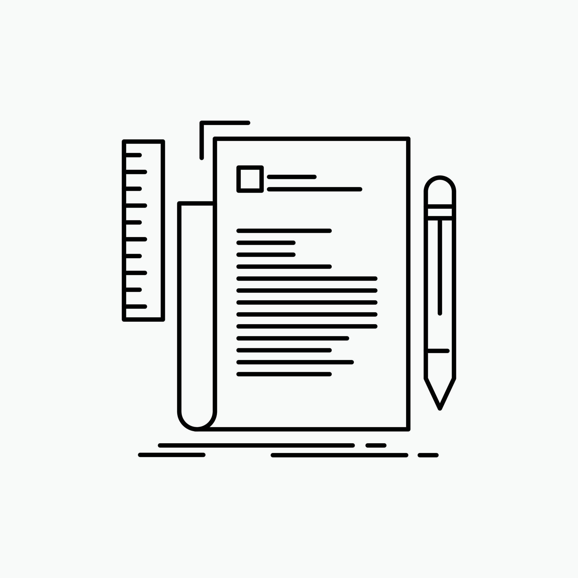 Code Coding File Programming Script Line Icon Vector Isolated