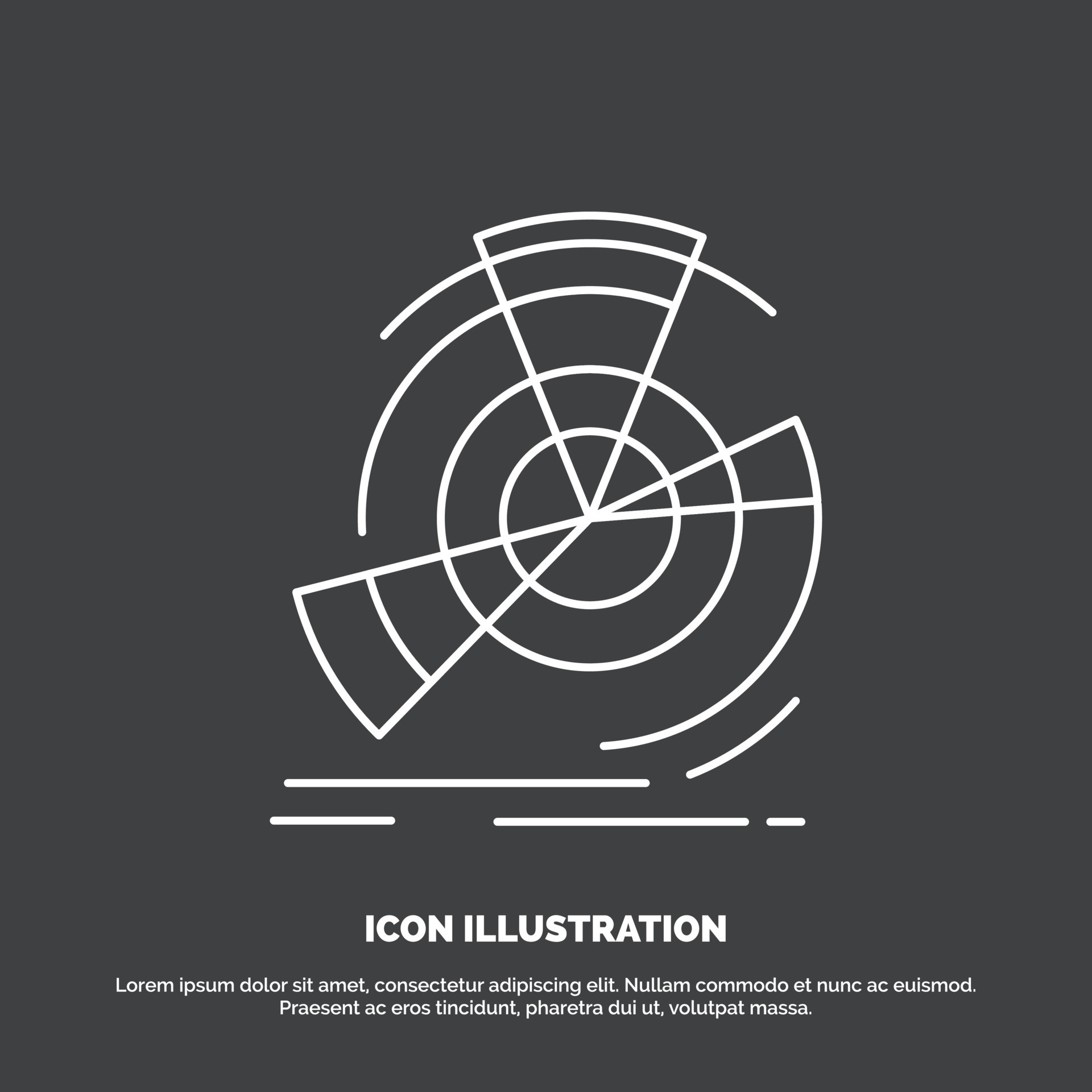 Data Diagram Performance Point Reference Icon Line Vector Symbol For Ui And Ux Website Or