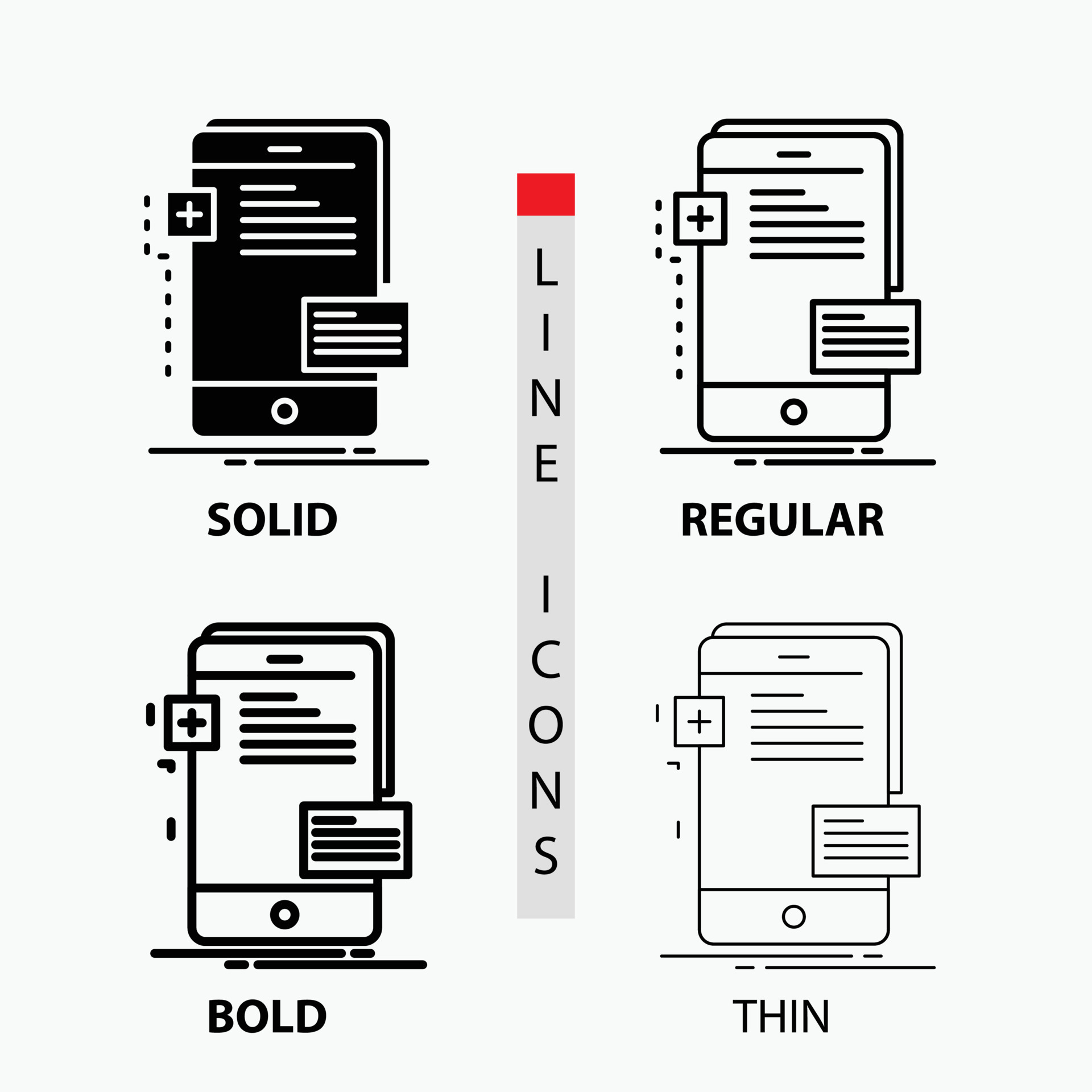frontend. interface. mobile. phone. developer Icon in Thin. Regular ... frontend. interface. mobile. phone. developer Icon in Thin. Regular ...