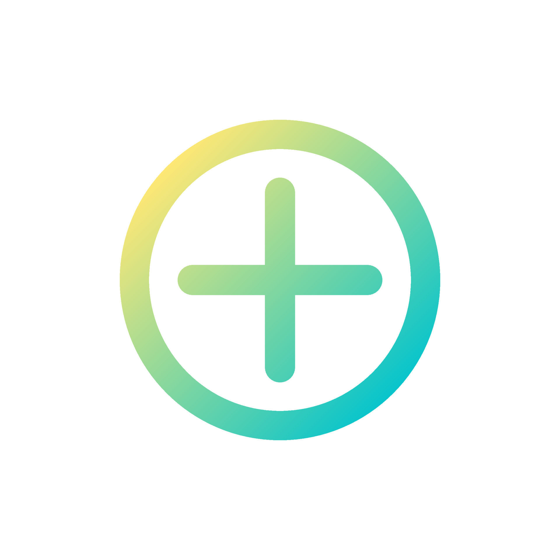 Add Button Pixel Perfect Gradient Linear Ui Icon Circle With Cross