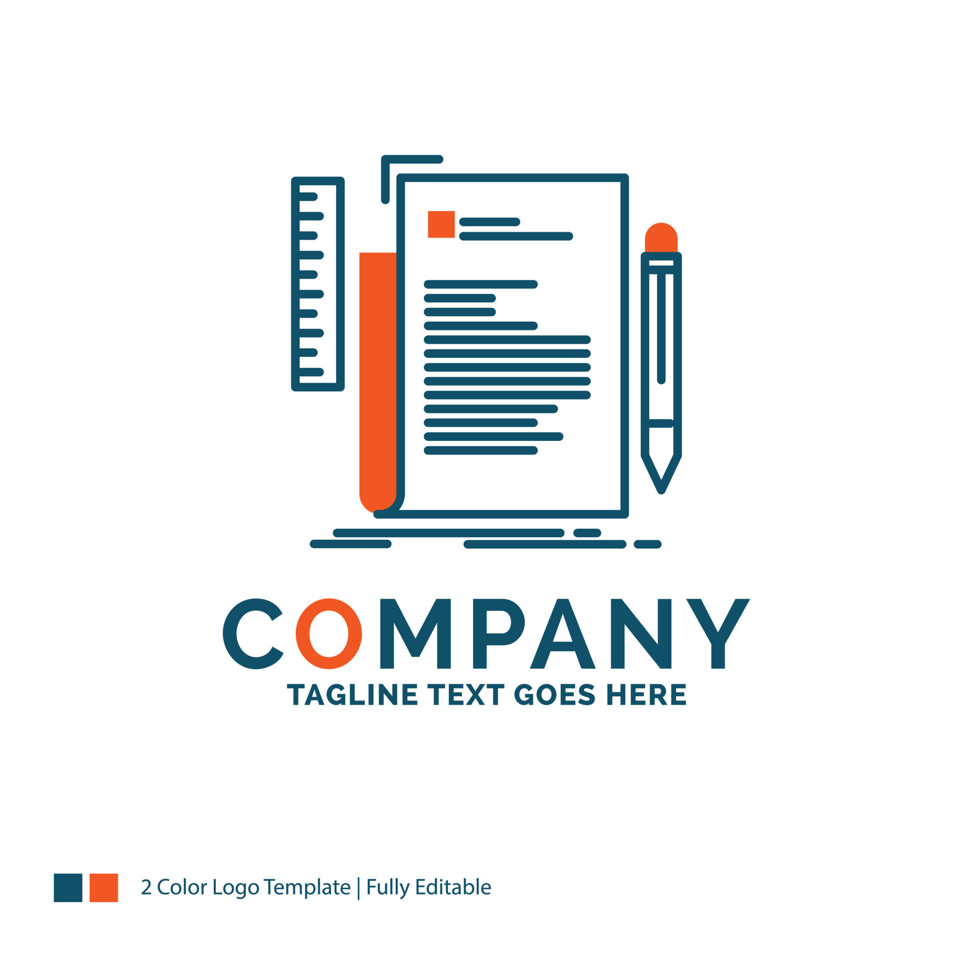 Code Coding File Programming Script Logo Design Blue And Orange 0183