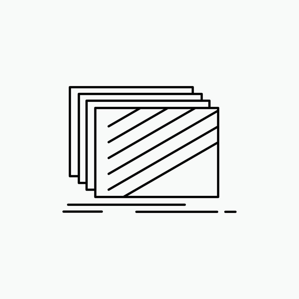 Design Layer Layout Texture Textures Line Icon Vector Isolated Illustration 12940950 Vector