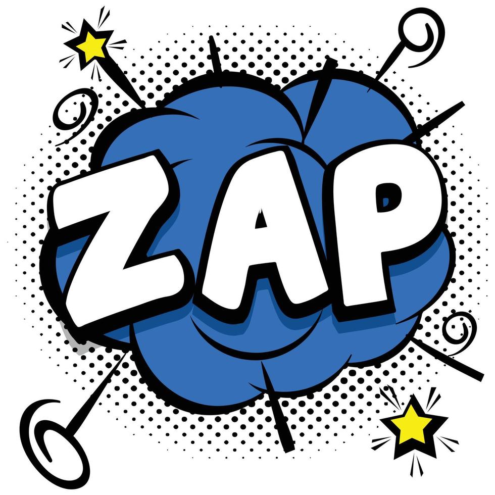zap Comic bright template with speech bubbles on colorful frames 12943251 Vector Art at Vecteezy