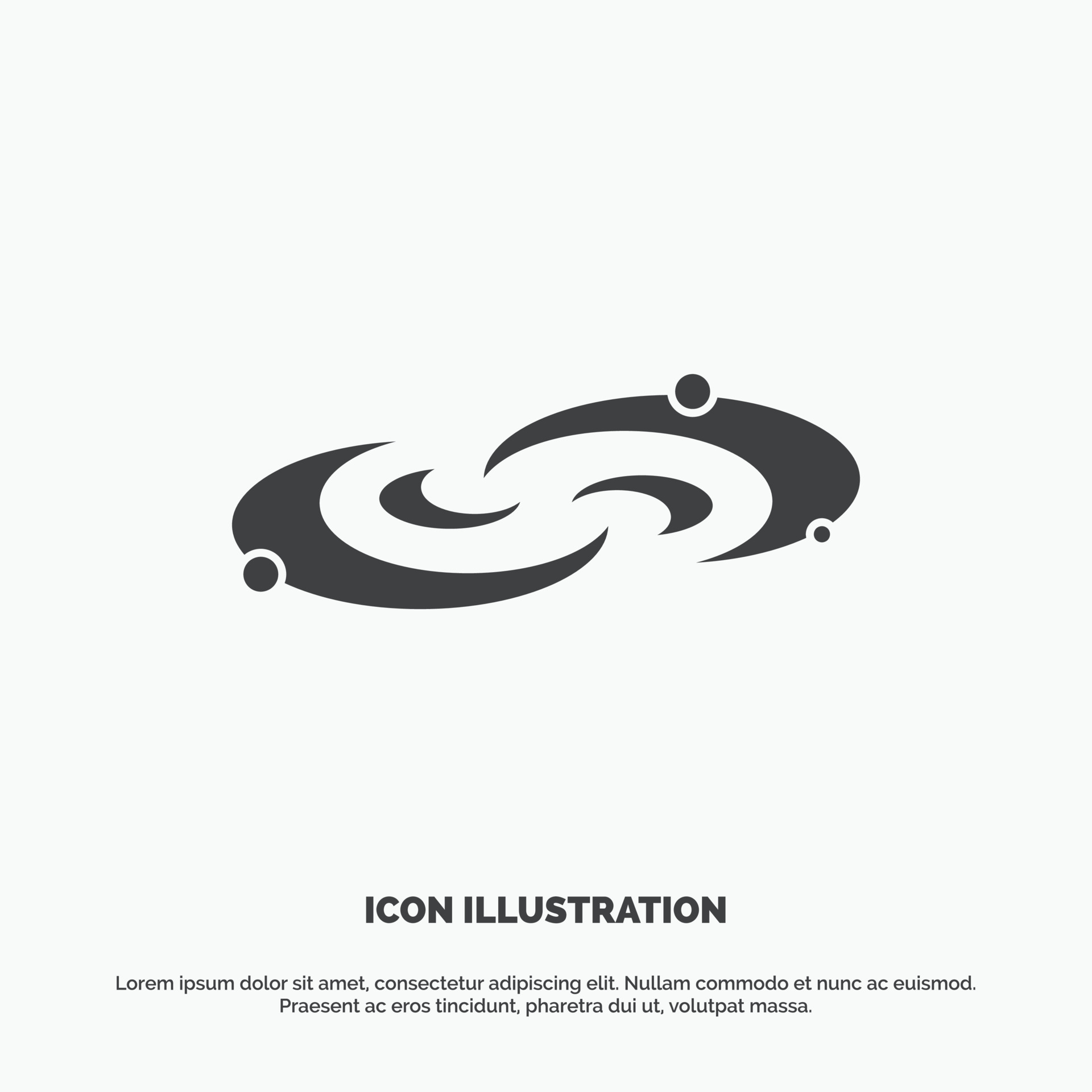 Galaxy. astronomy. planets. system. universe Icon. glyph vector gray ... Galaxy. astronomy. planets. system. universe Icon. glyph vector gray ...