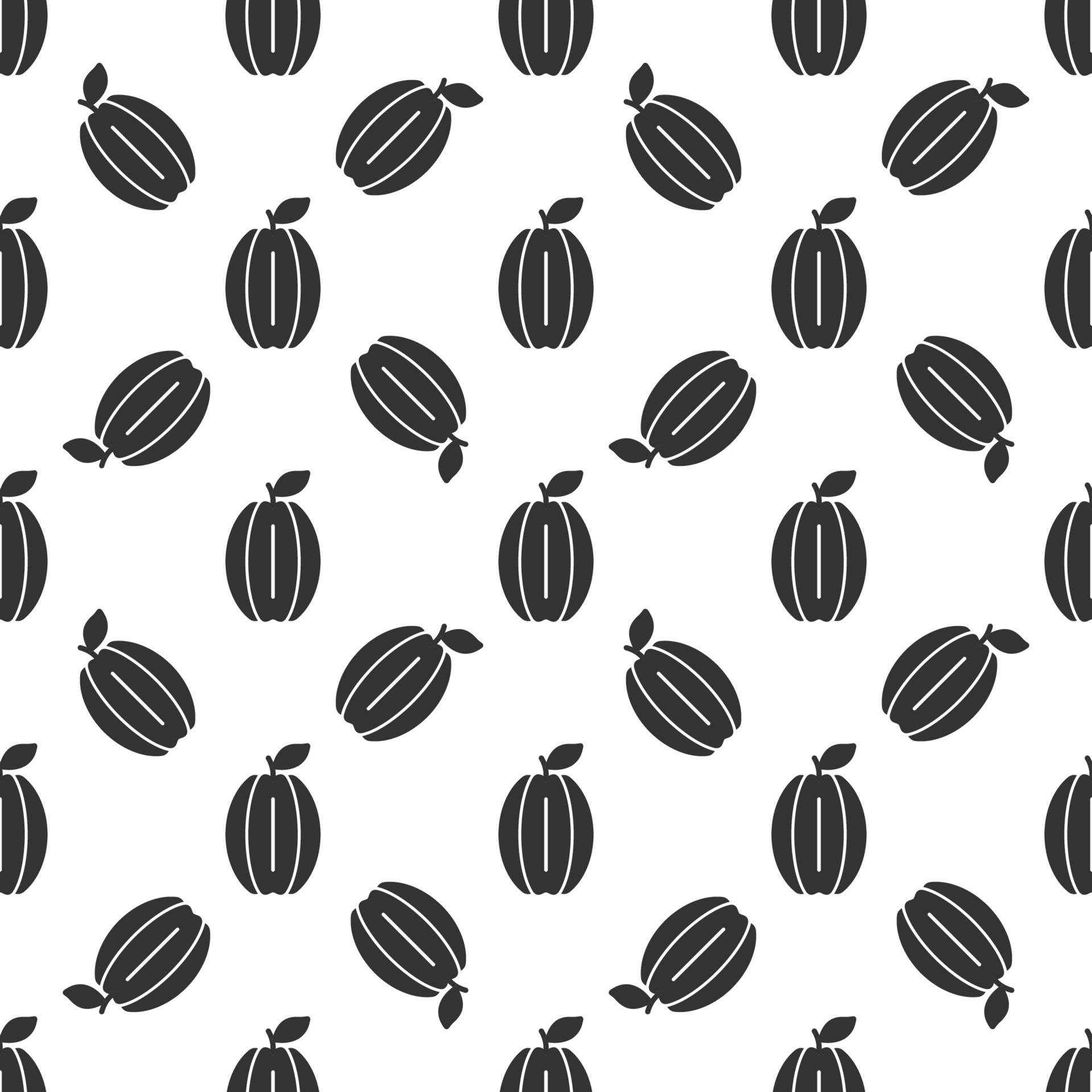 Black Star Fruit Seamless Pattern Background 12946141 Vector Art At