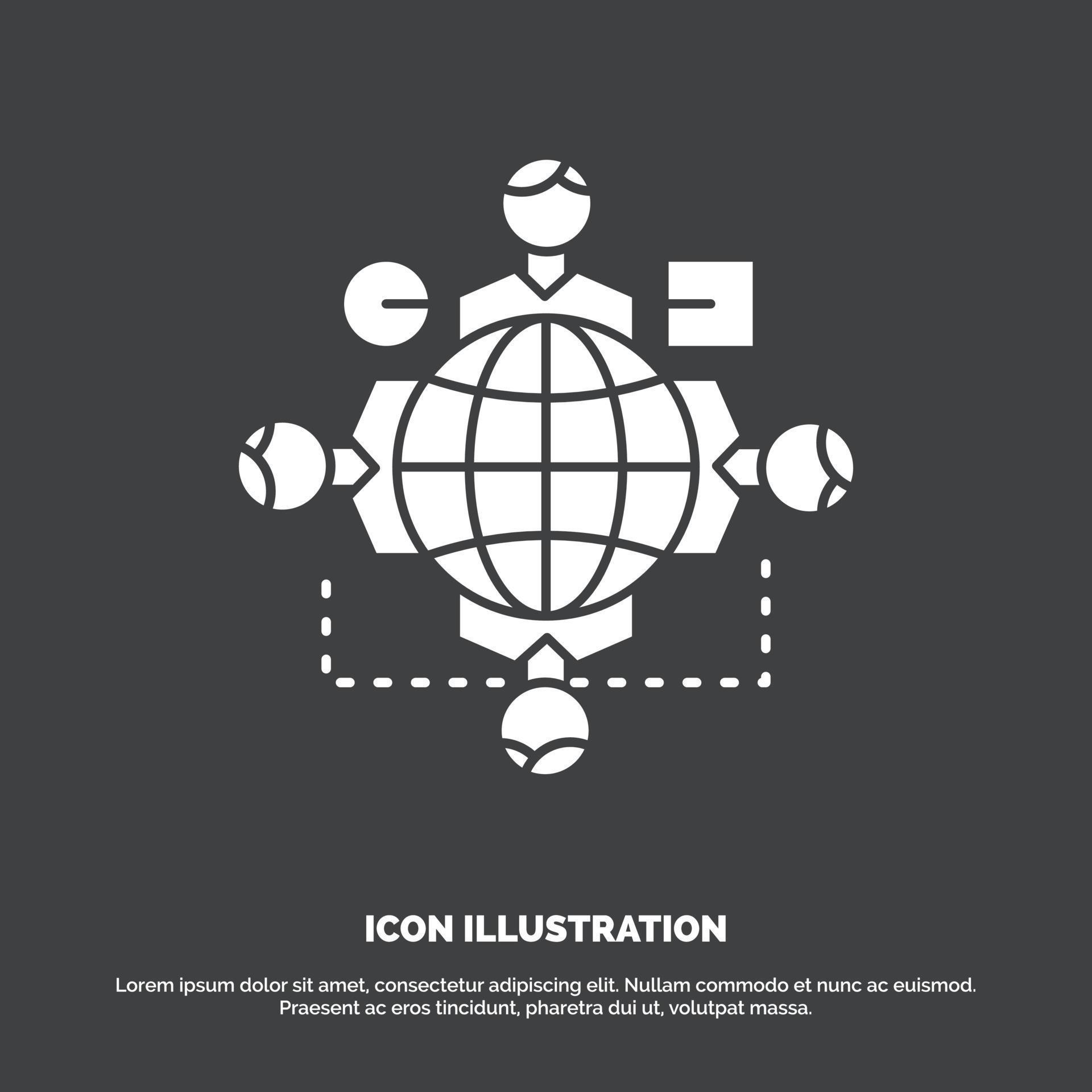 Function. instruction. logic. operation. meeting Icon. glyph vector symbol for UI and UX ...