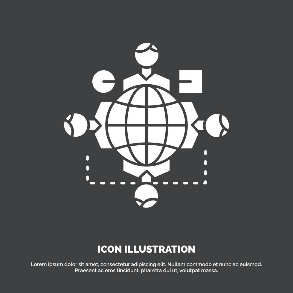 Function Instruction Logic Operation Meeting Icon Glyph Vector Symbol For Ui And Ux