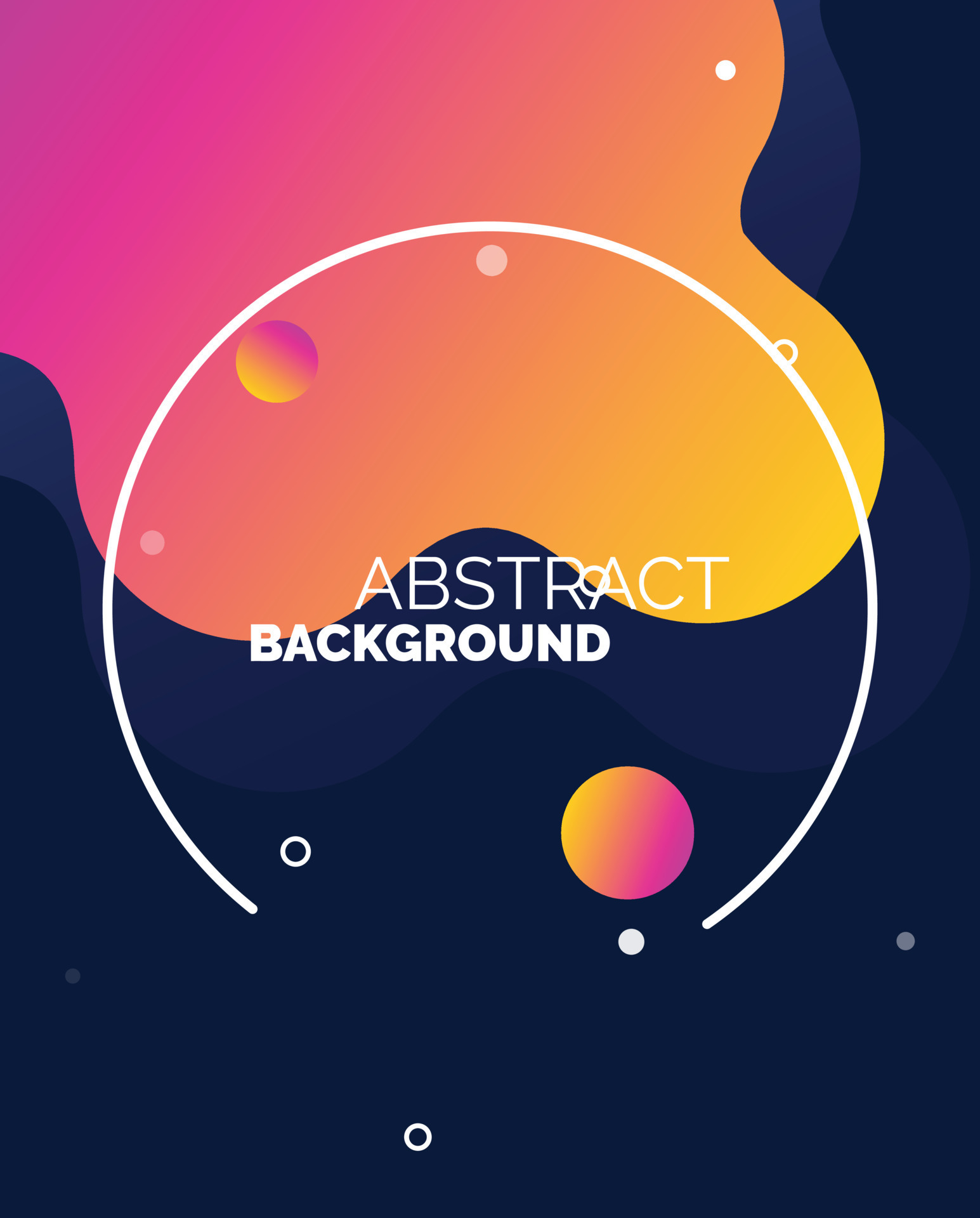 Gradient abstract shapes cover collection 12946842 Vector Art at Vecteezy