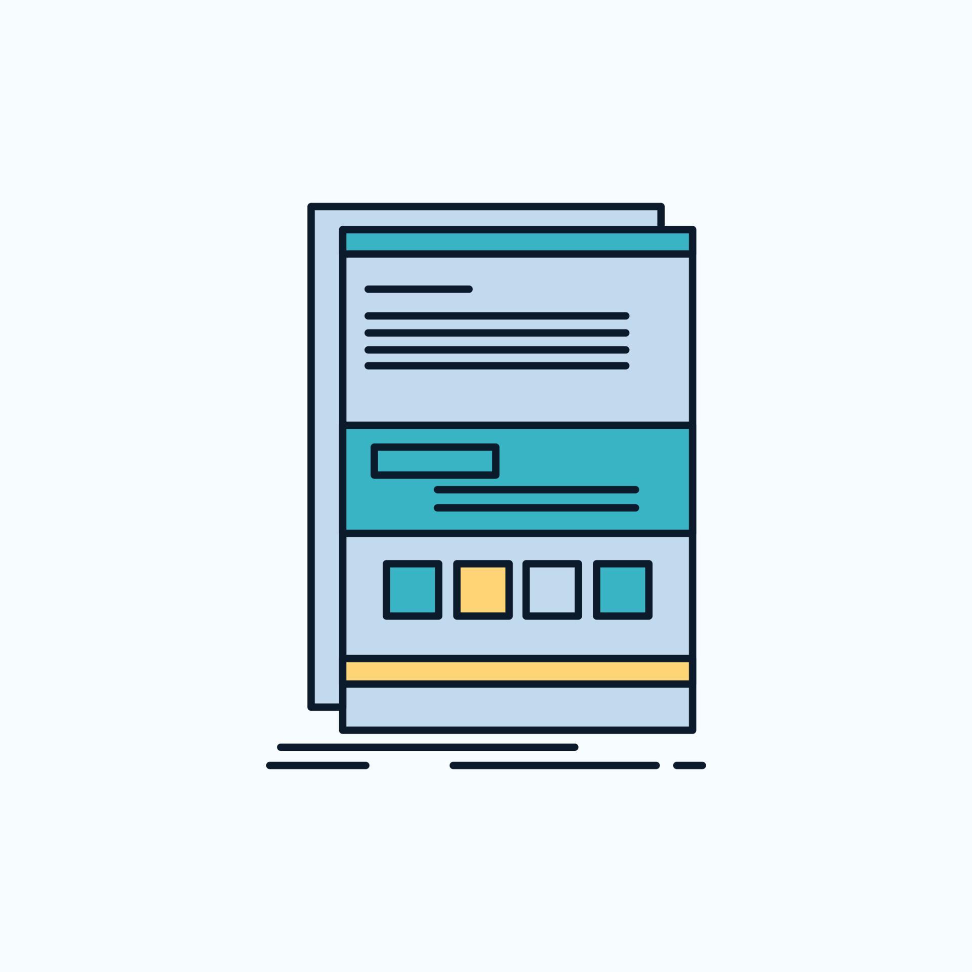 Browser. dynamic. internet. page. responsive Flat Icon. green and ...