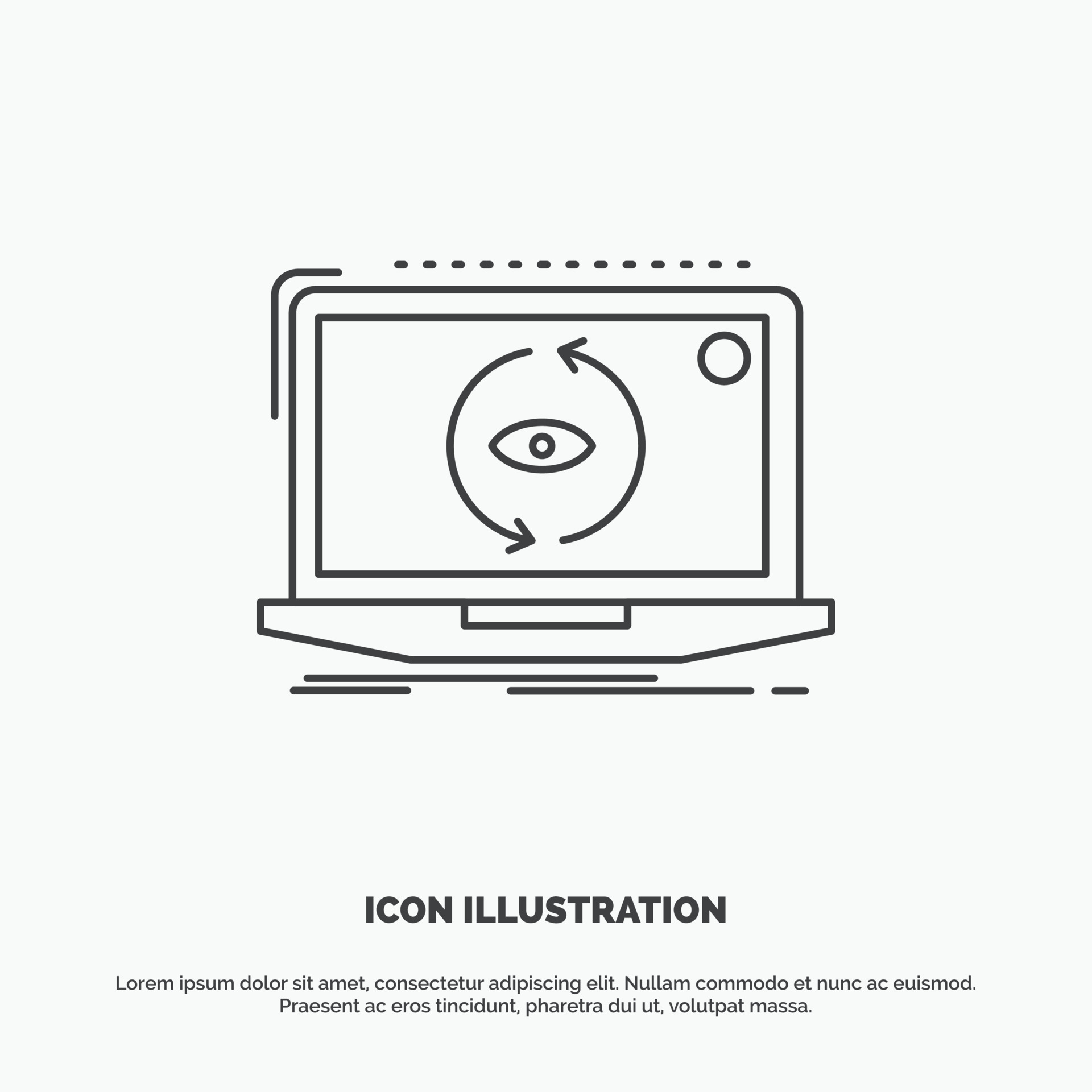 App Application New Software Update Icon Line Vector Gray Symbol For Ui And Ux Website Or