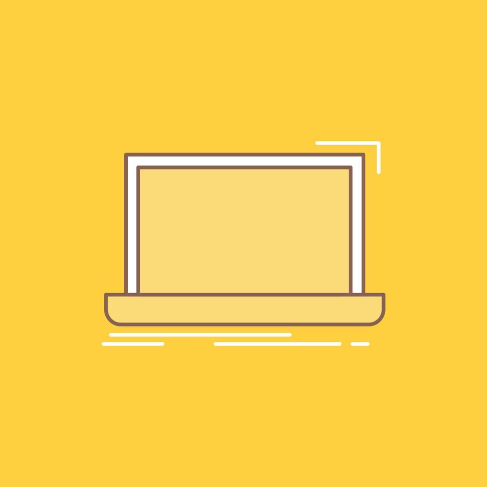 Communication. connection. link. sync. synchronization Flat Line Filled Icon. Beautiful Logo ...