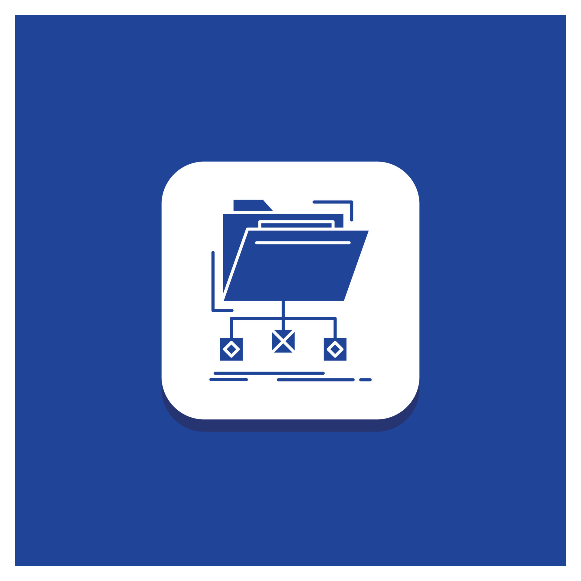 Blue Round Button for backup. data. files. folder. network Glyph icon 12947860 Vector Art at ...