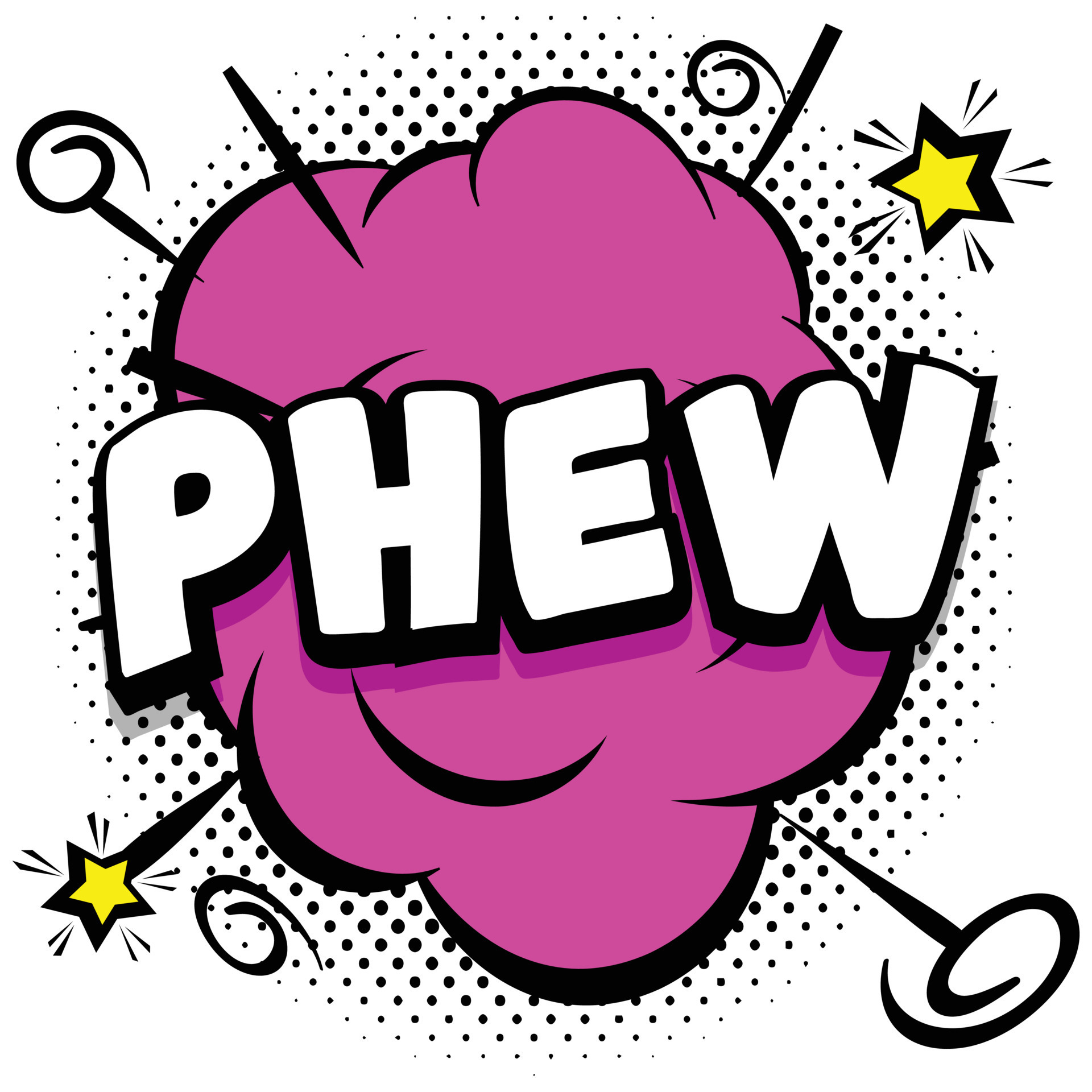 phew Comic bright template with speech bubbles on colorful frames 12948080 Vector Art at Vecteezy