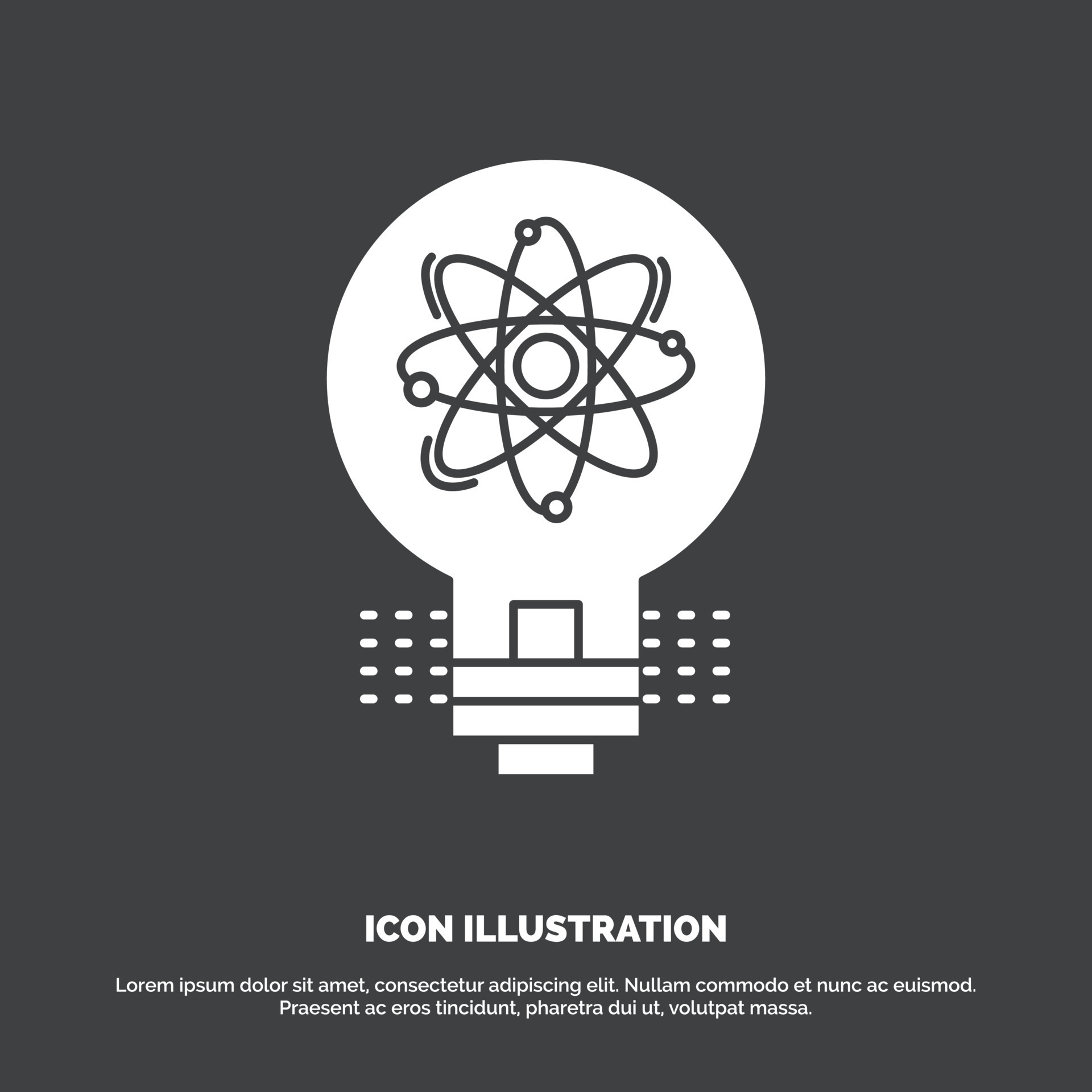 idea. innovation. light. solution. startup Icon. glyph vector symbol for UI and UX. website or ...