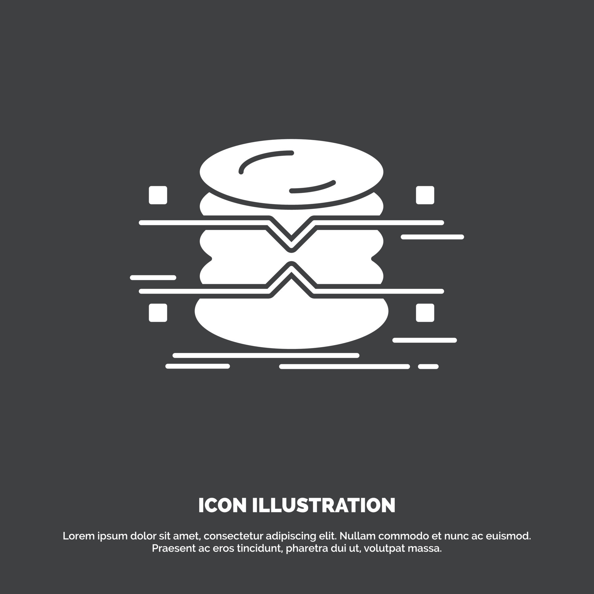 Database Data Architecture Infographics Monitoring Icon Glyph Vector Symbol For Ui And Ux