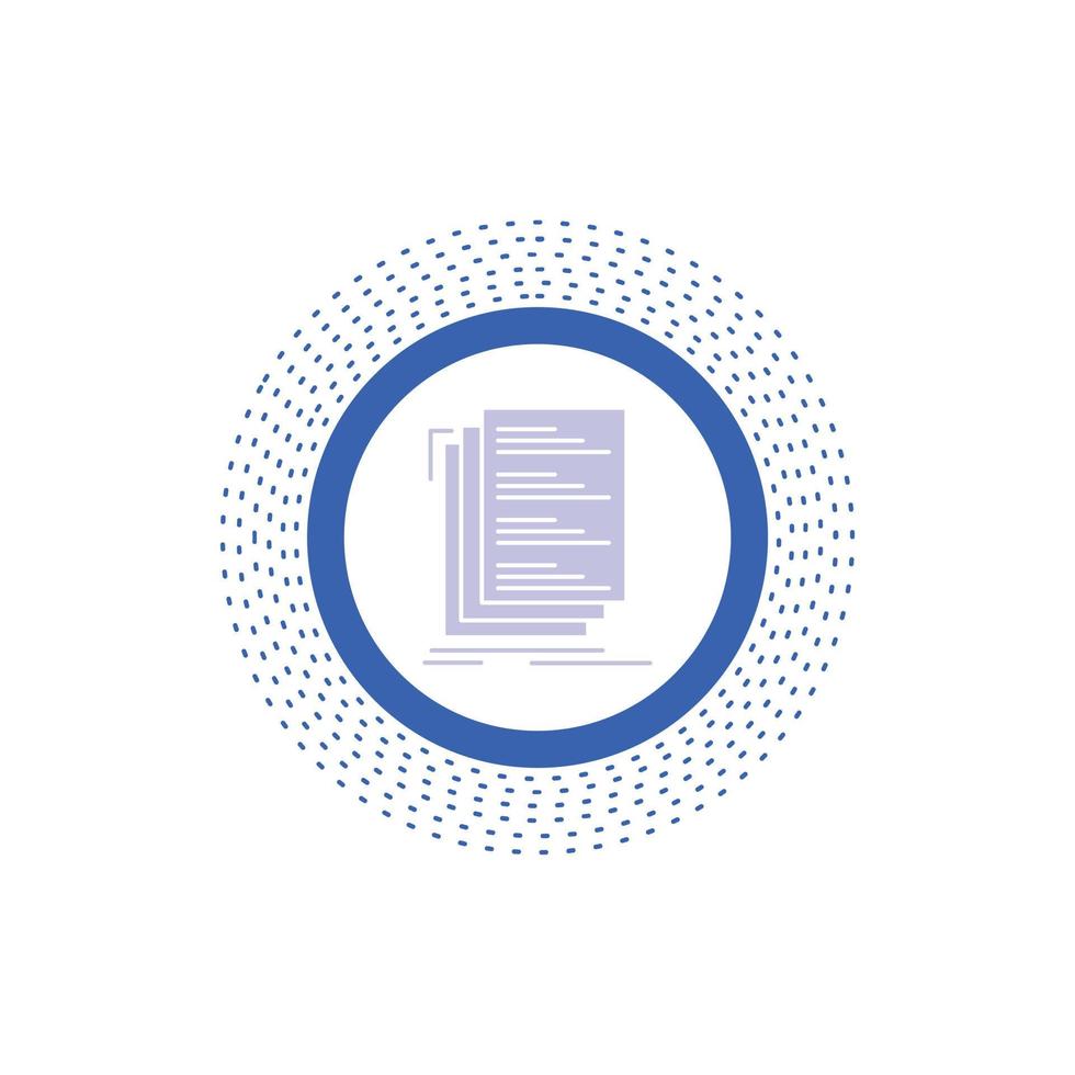 Code Coding Compile Files List Glyph Icon Vector Isolated 6512