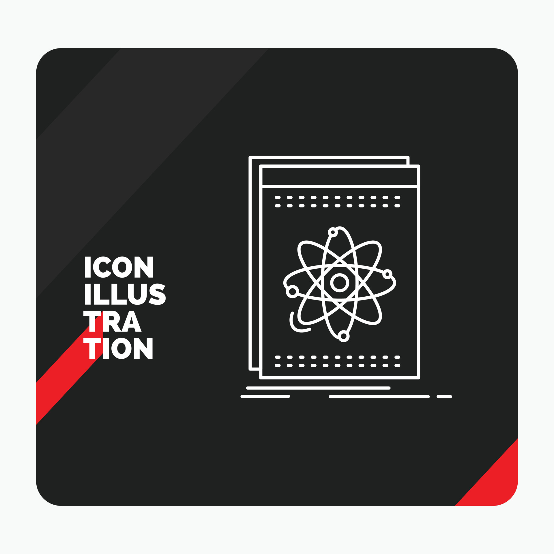 Red And Black Creative Presentation Background For Api Application