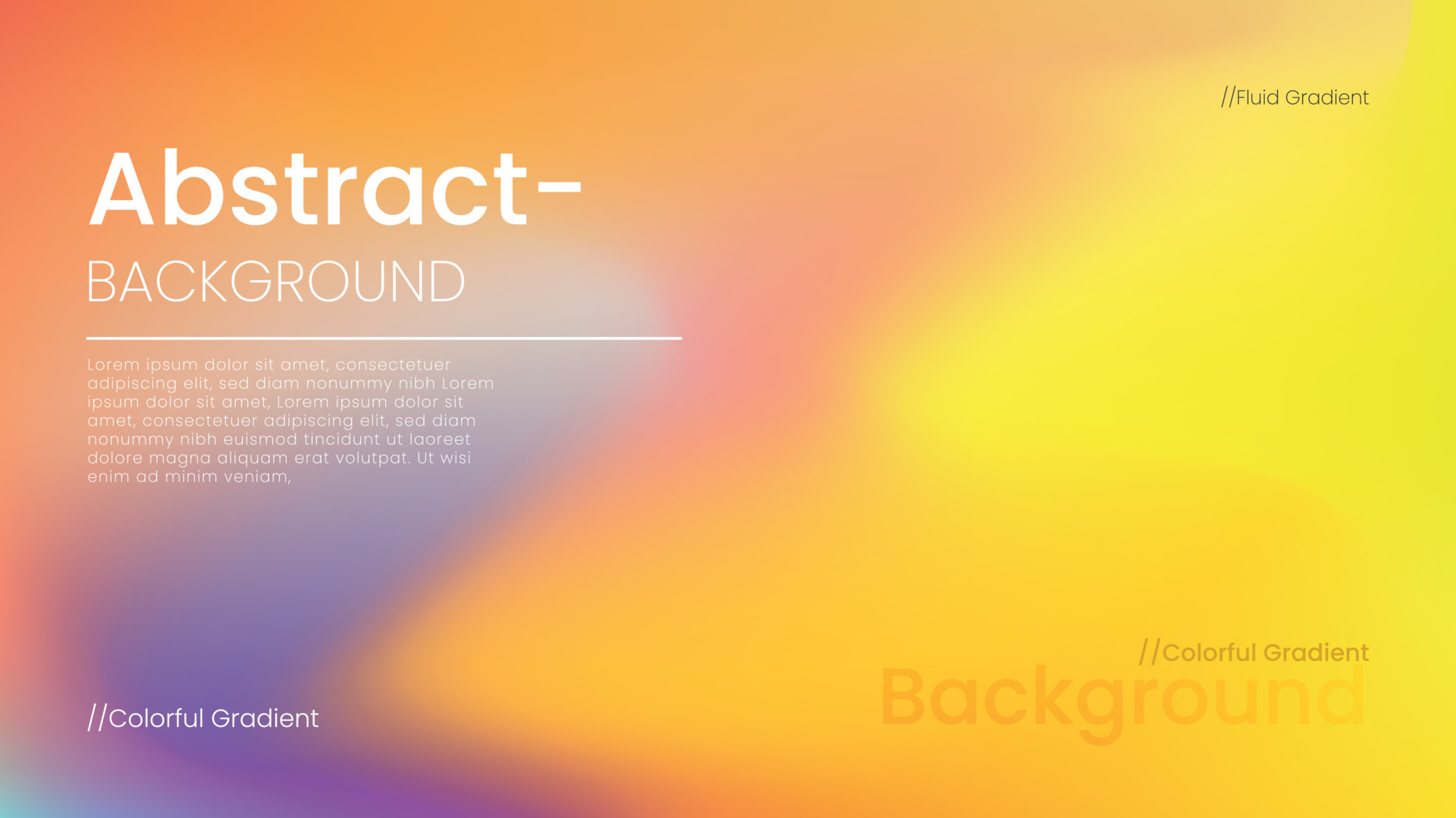 Abstract background with colorful blurred gradients 12949095 Vector Art ...