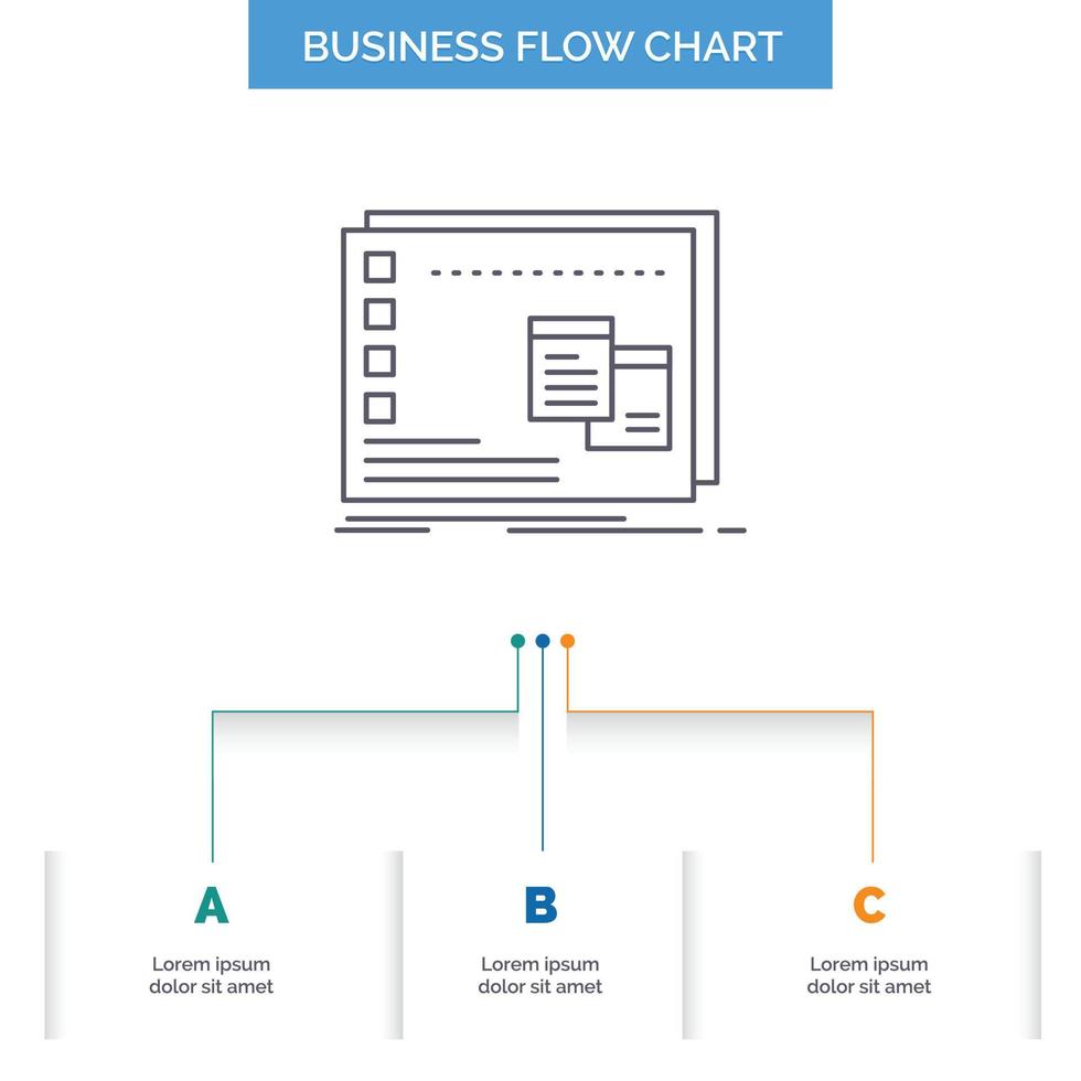 Window Mac Operational Os Program Business Flow Chart Design With 3