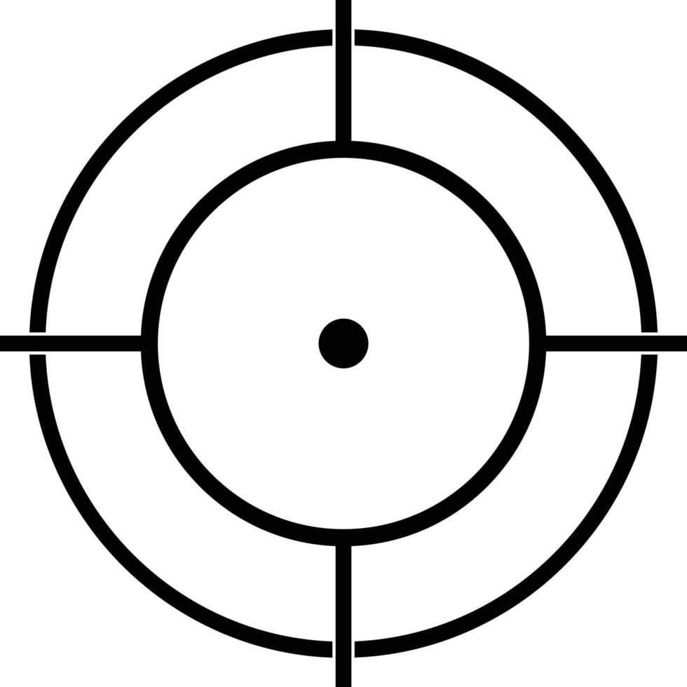 sniper rifle target. Focus target vector icon. Target goal icon. target ... sniper rifle target. Focus target vector icon. Target goal icon. target ...