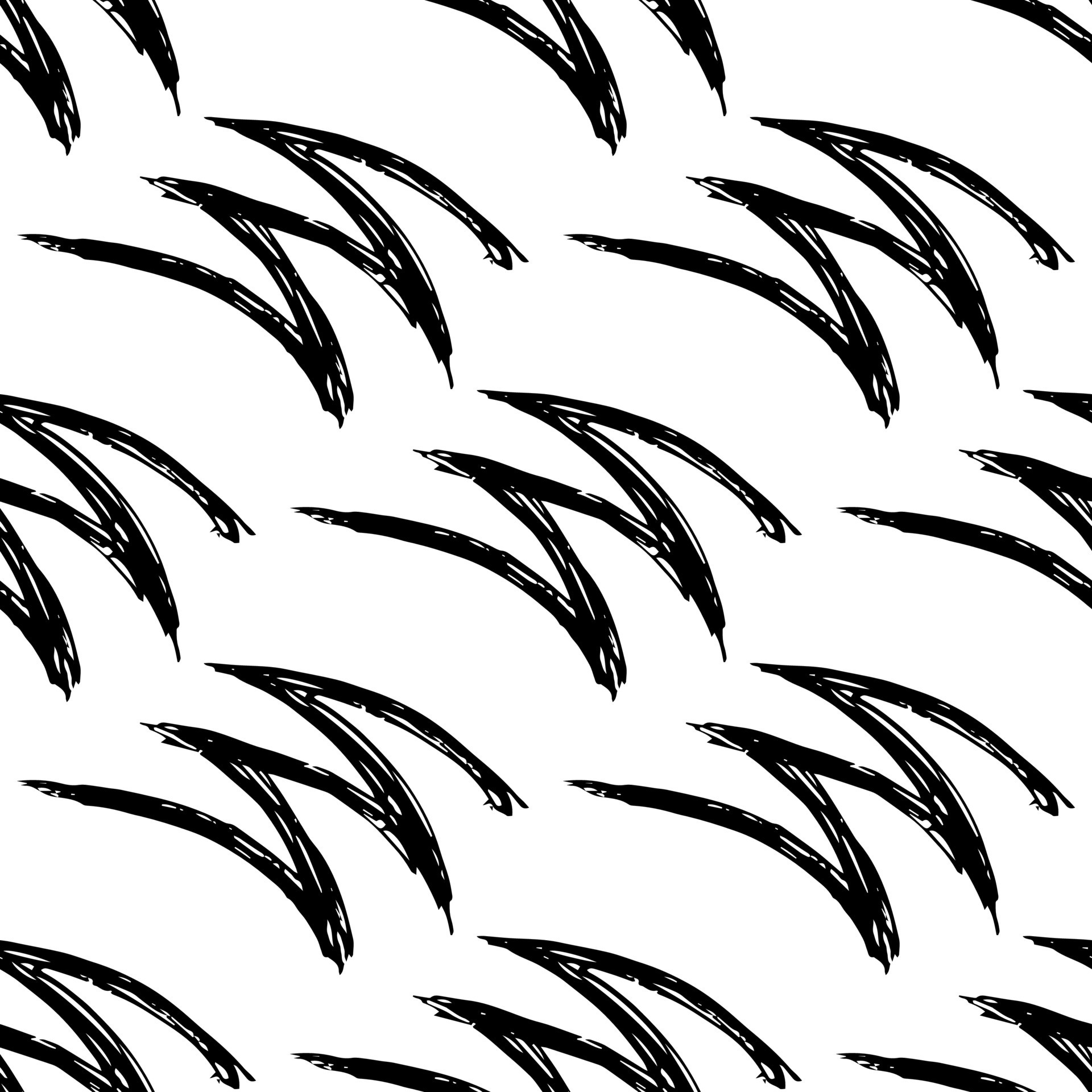 zigzag outline seamless pattern. zigzag handwriting - vector pattern in flat style. abstract ...