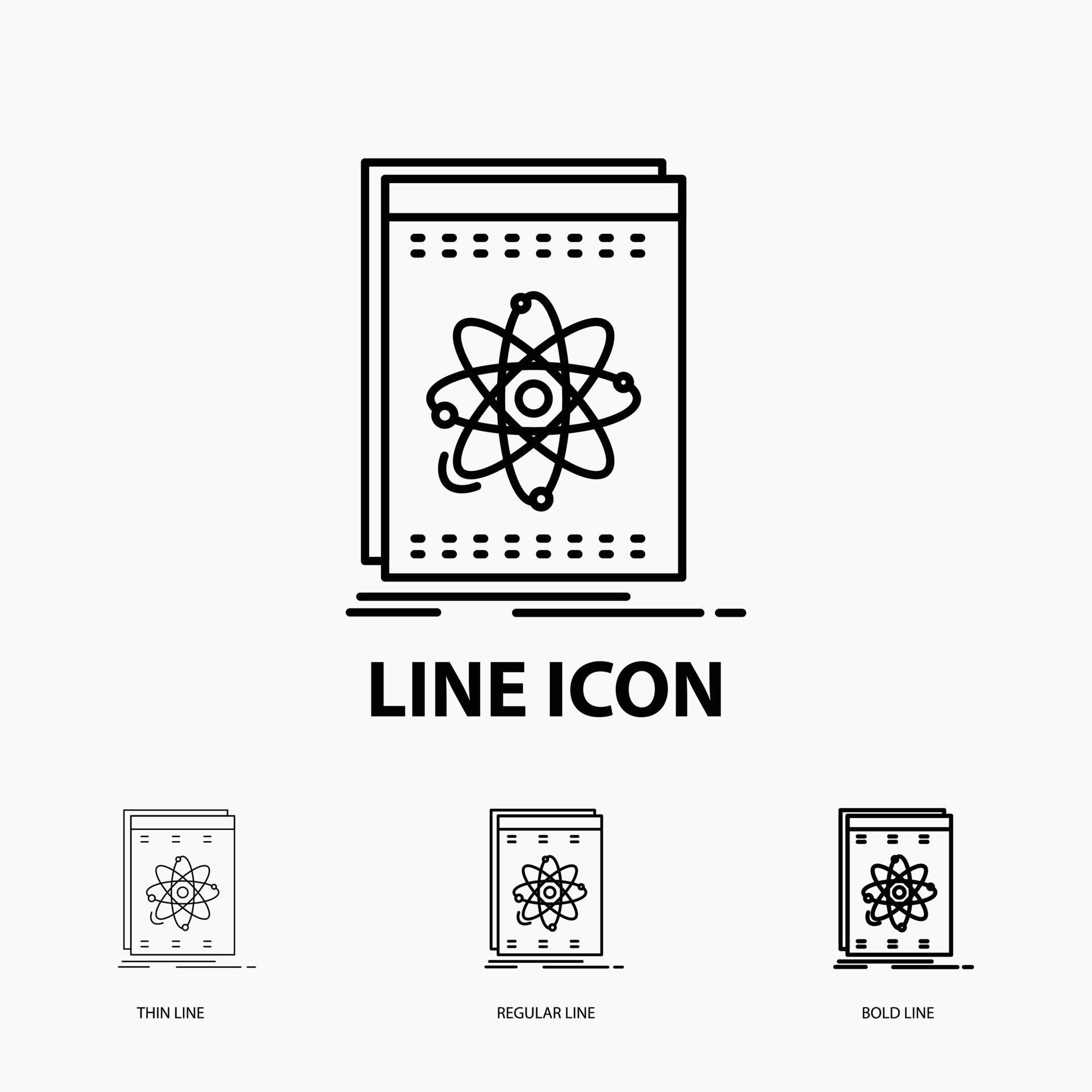 Api Application Developer Platform Science Icon In Thin Regular