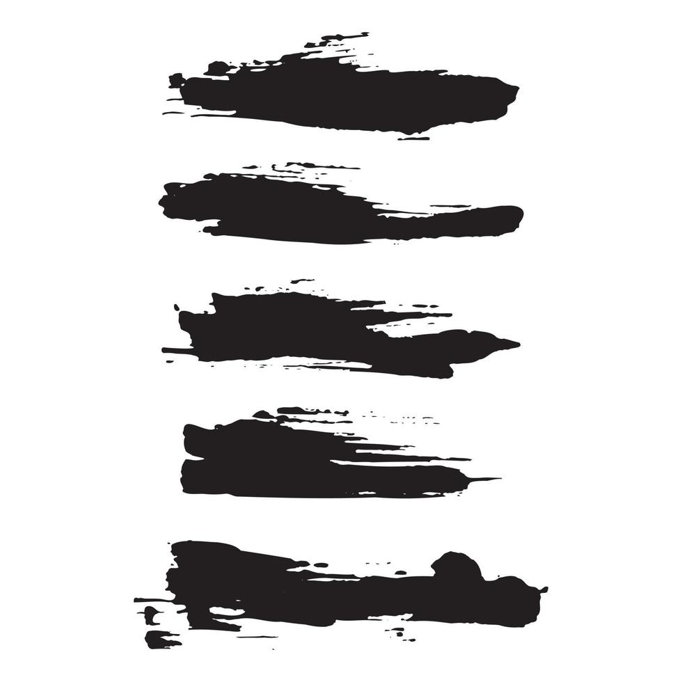 Brush stroke set 12953558 Vector Art at Vecteezy