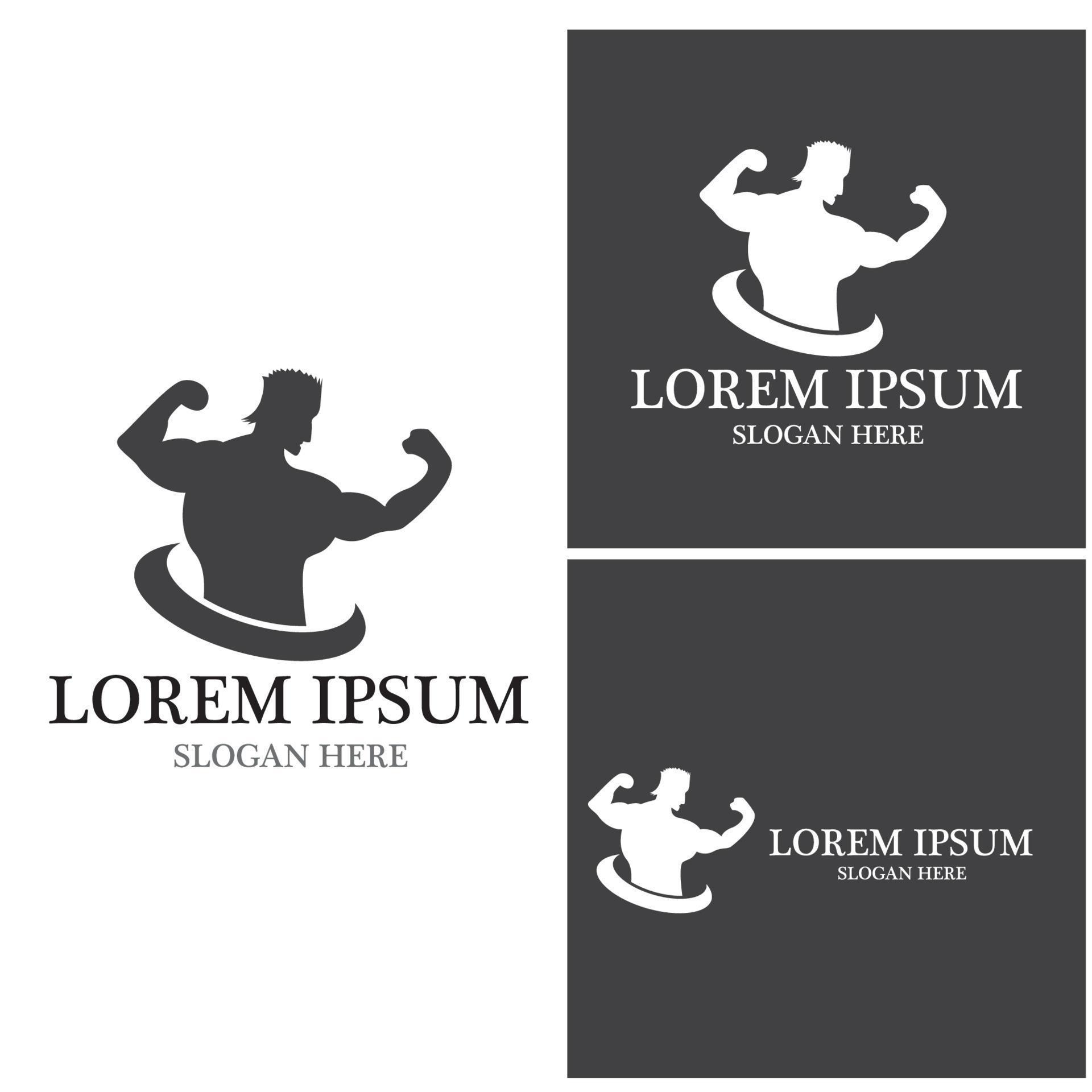 Fitness Logo Design Vector Illustrationicon 12955100 Vector Art At Vecteezy