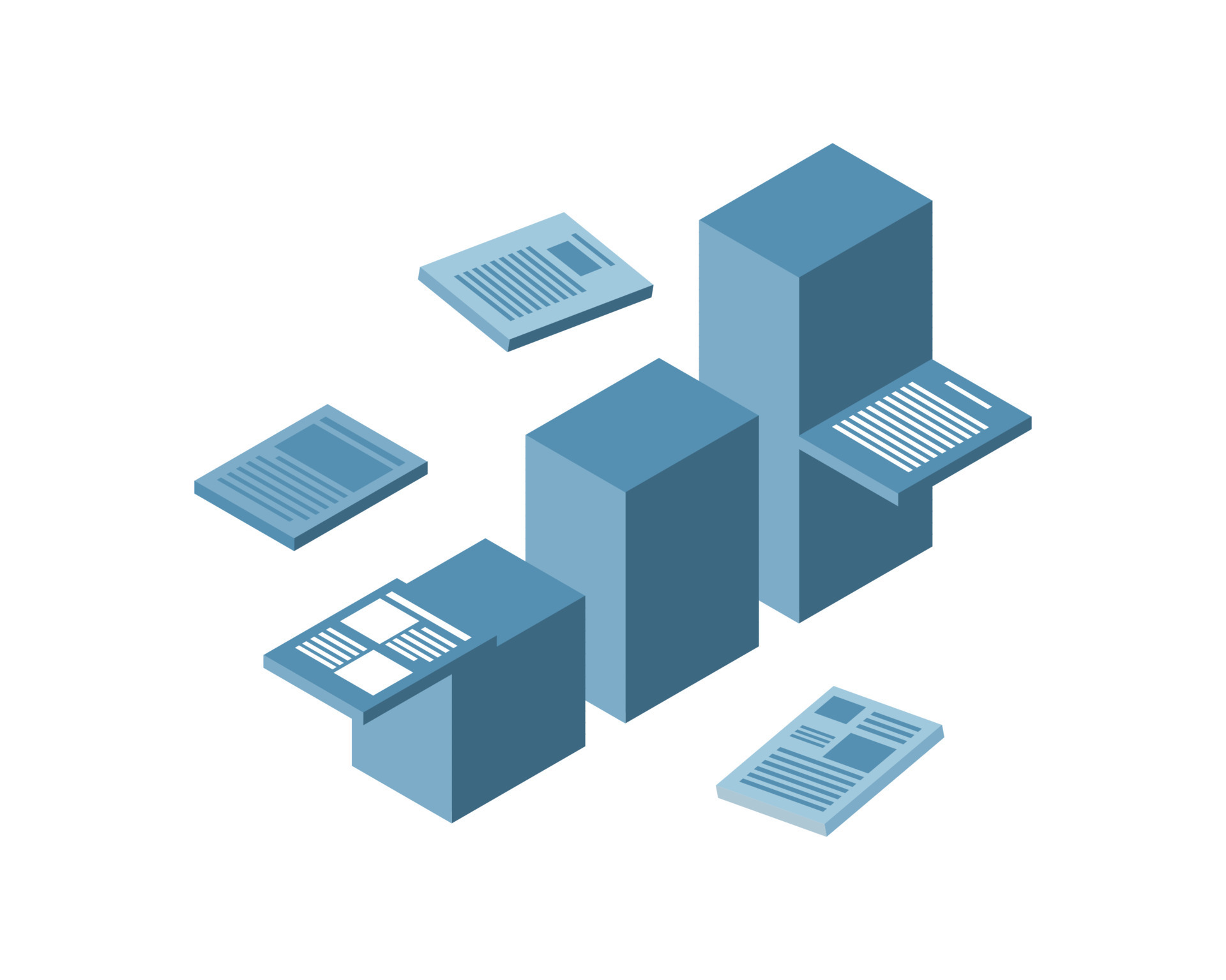 data from document turn into graph for data analysis 12955189 Vector ...