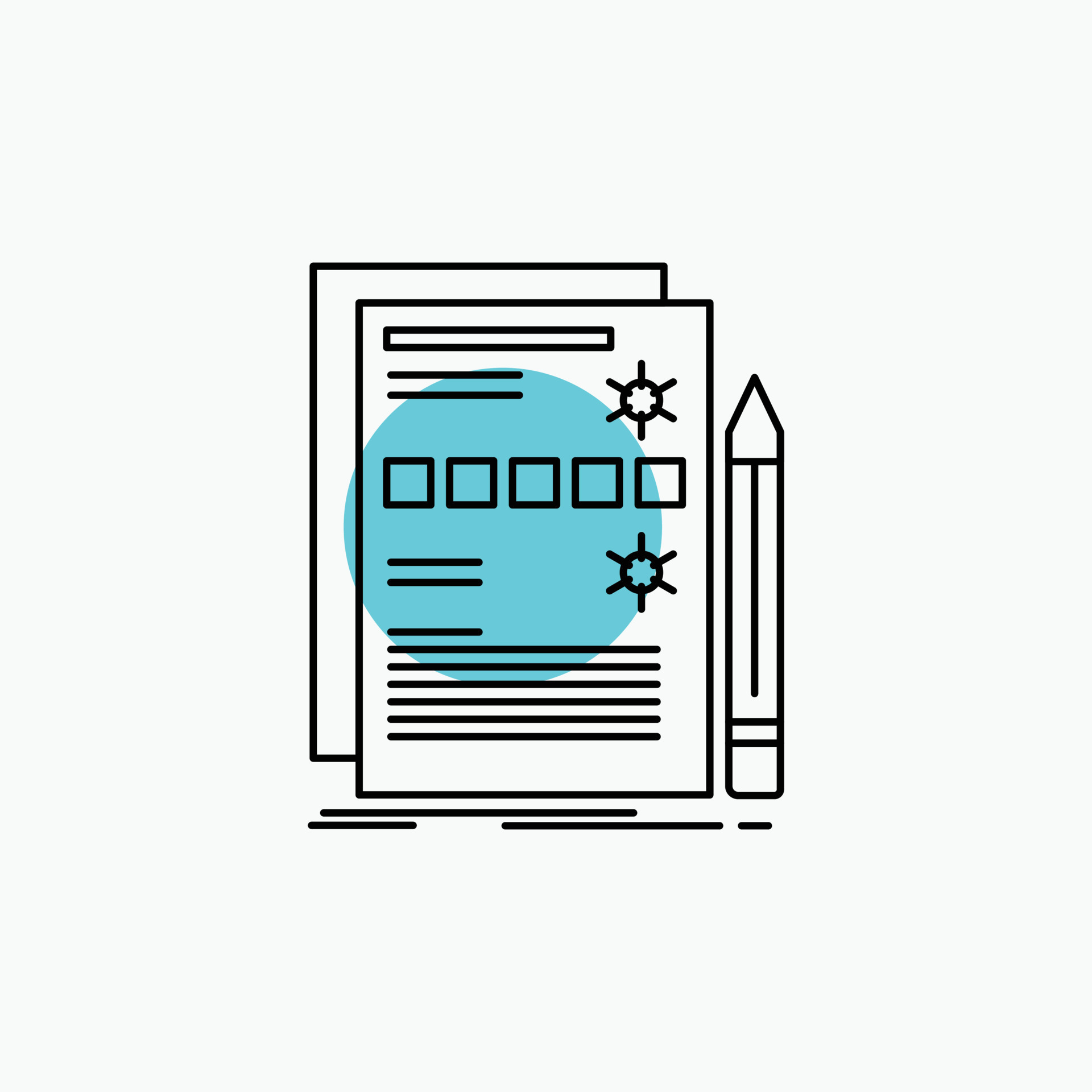 Component Data Design Hardware System Line Icon 12955820 Vector Art