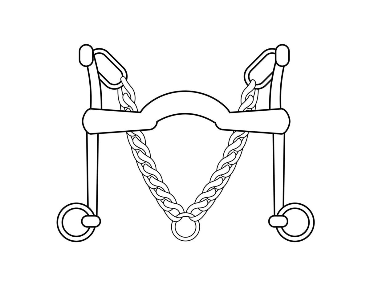 Snaffle Bit Drawing Snaffle Bit Drawing