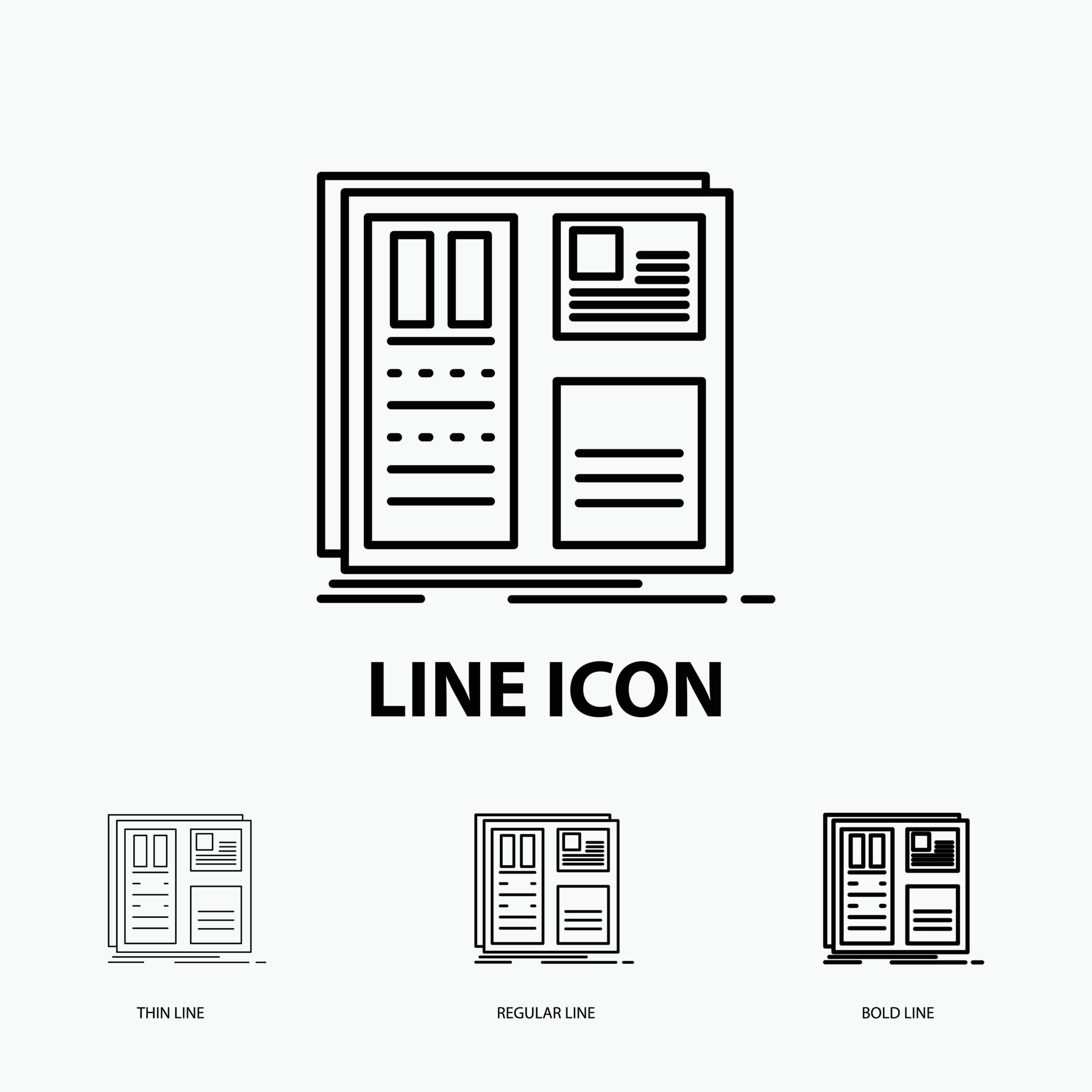 Design Grid Interface Layout Ui Icon In Thin Regular And Bold Line design-grid-interface-layout-ui-icon-in-thin-regular-and-bold-line