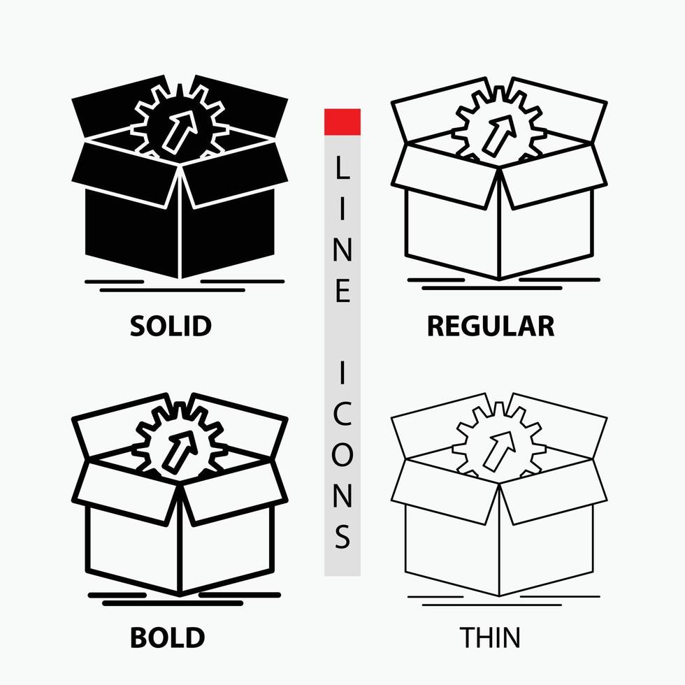 Upload Performance Productivity Progress Work Icon In Thin Regular