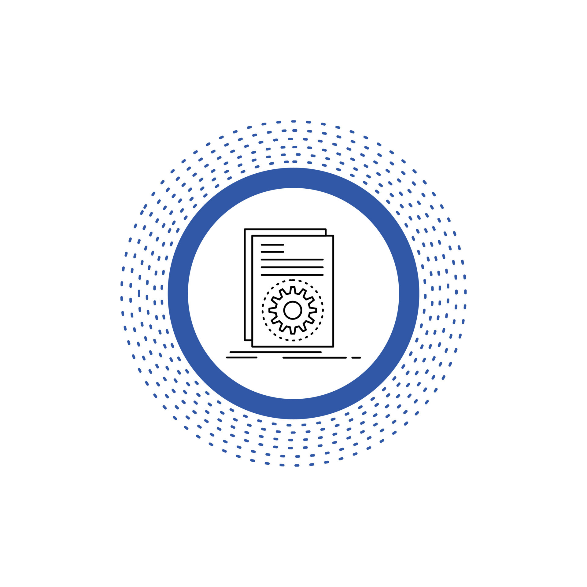 Code Executable File Running Script Line Icon Vector Isolated Illustration 12958141 Vector