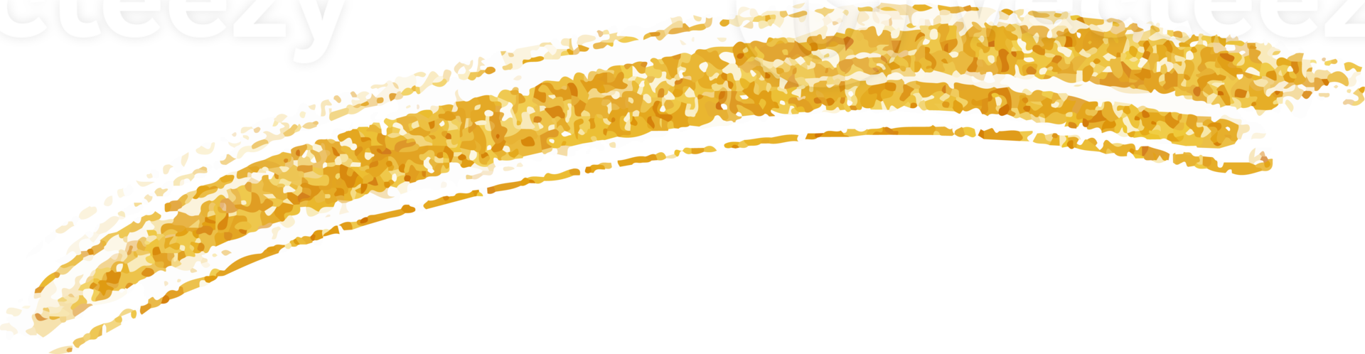 gold glitter brush stroke 12958286 PNG