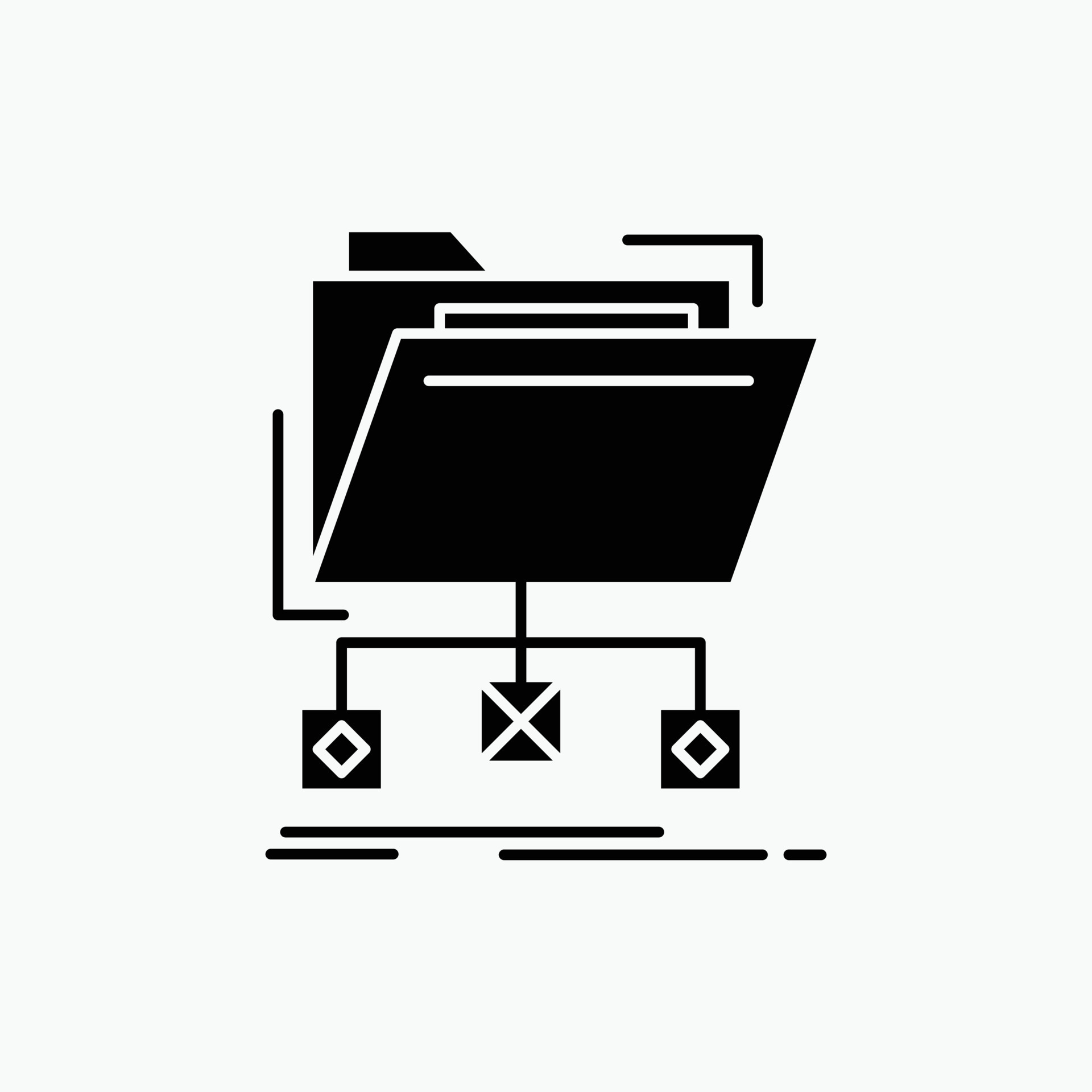 backup. data. files. folder. network Glyph Icon. Vector isolated illustration 12958480 Vector ...