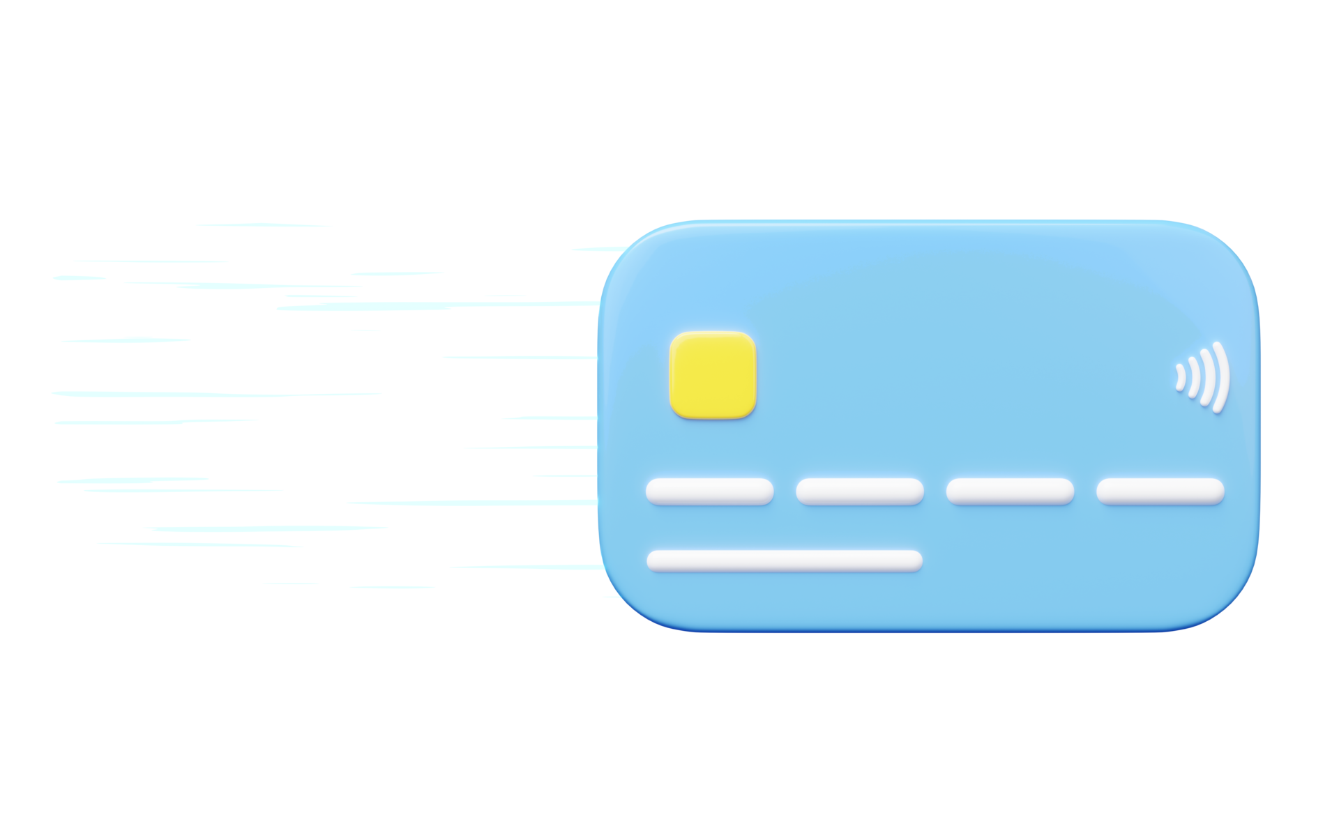 3D Virtual Credit Card With Neon Lines Mockup Floating Isolated On 3d-virtual-credit-card-with-neon-lines-mockup-floating-isolated-on