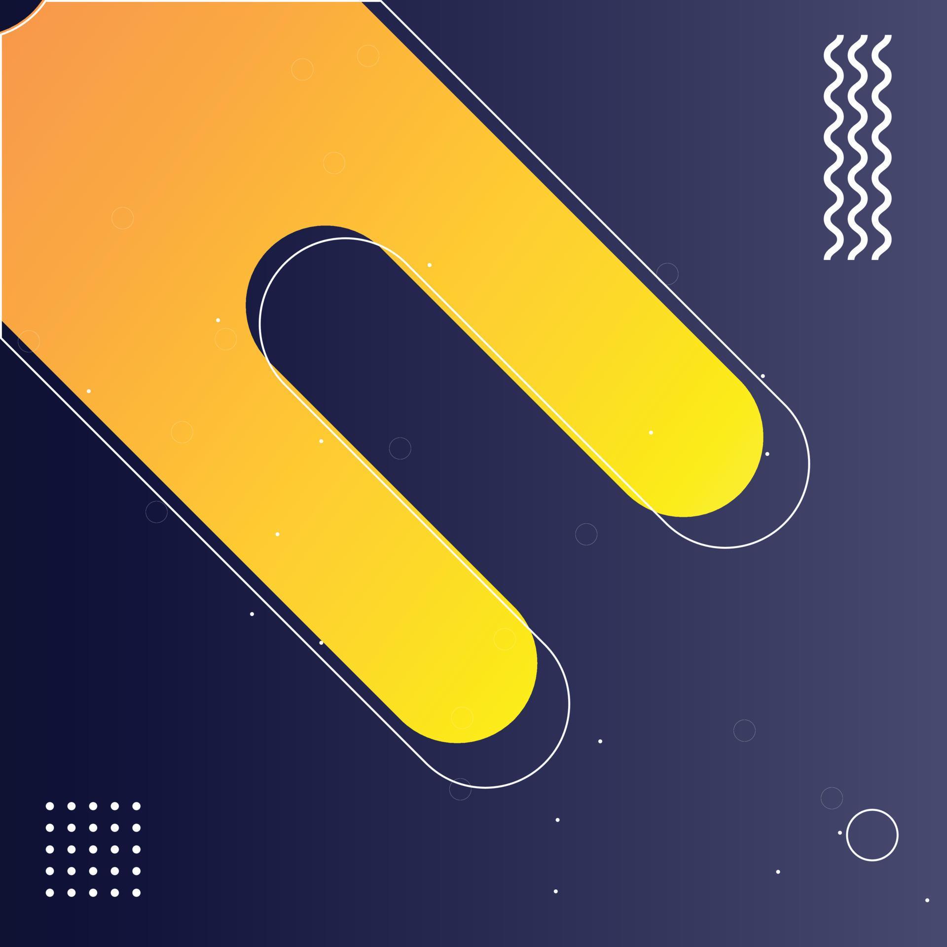 Original Beautiful Combination Modern Style Abstraction With Composition Made Of Various Rounded