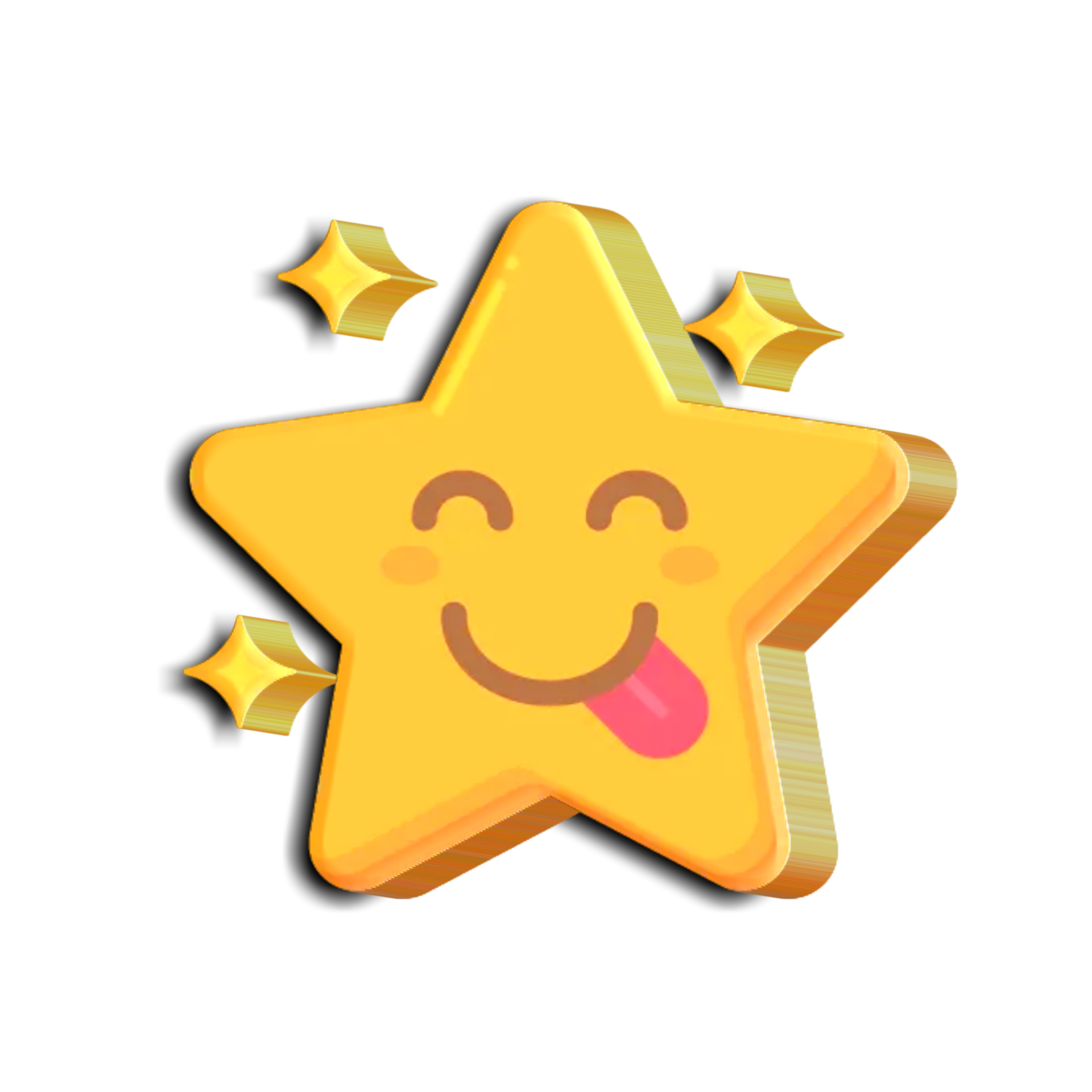 Cute star emoji 12959022 PNG
