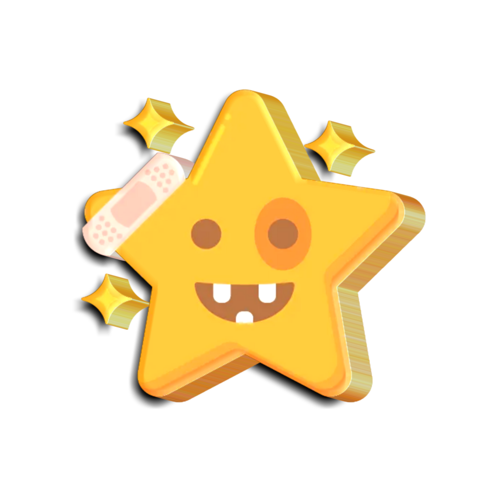emoji estrela fofa 12959023 PNG