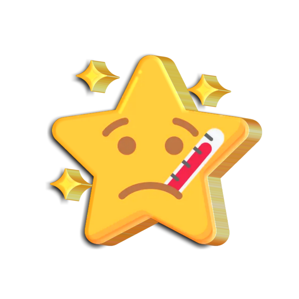 Cute star emoji 12959027 PNG